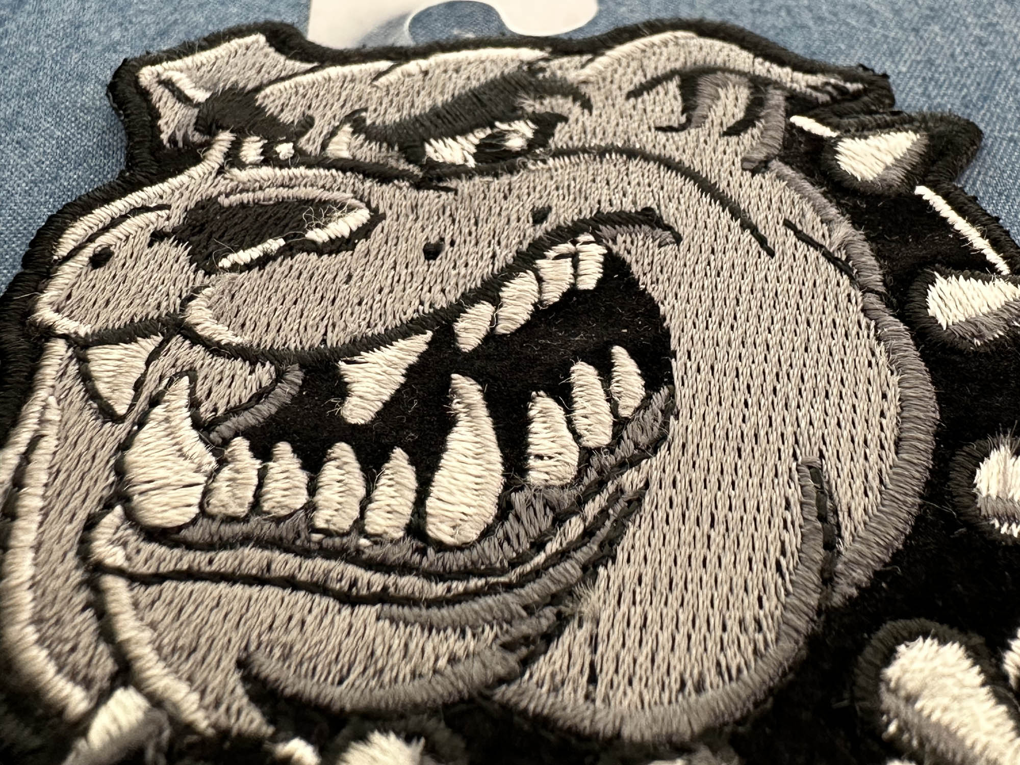 Bulldog Iron on Patch by Ivamis Patches