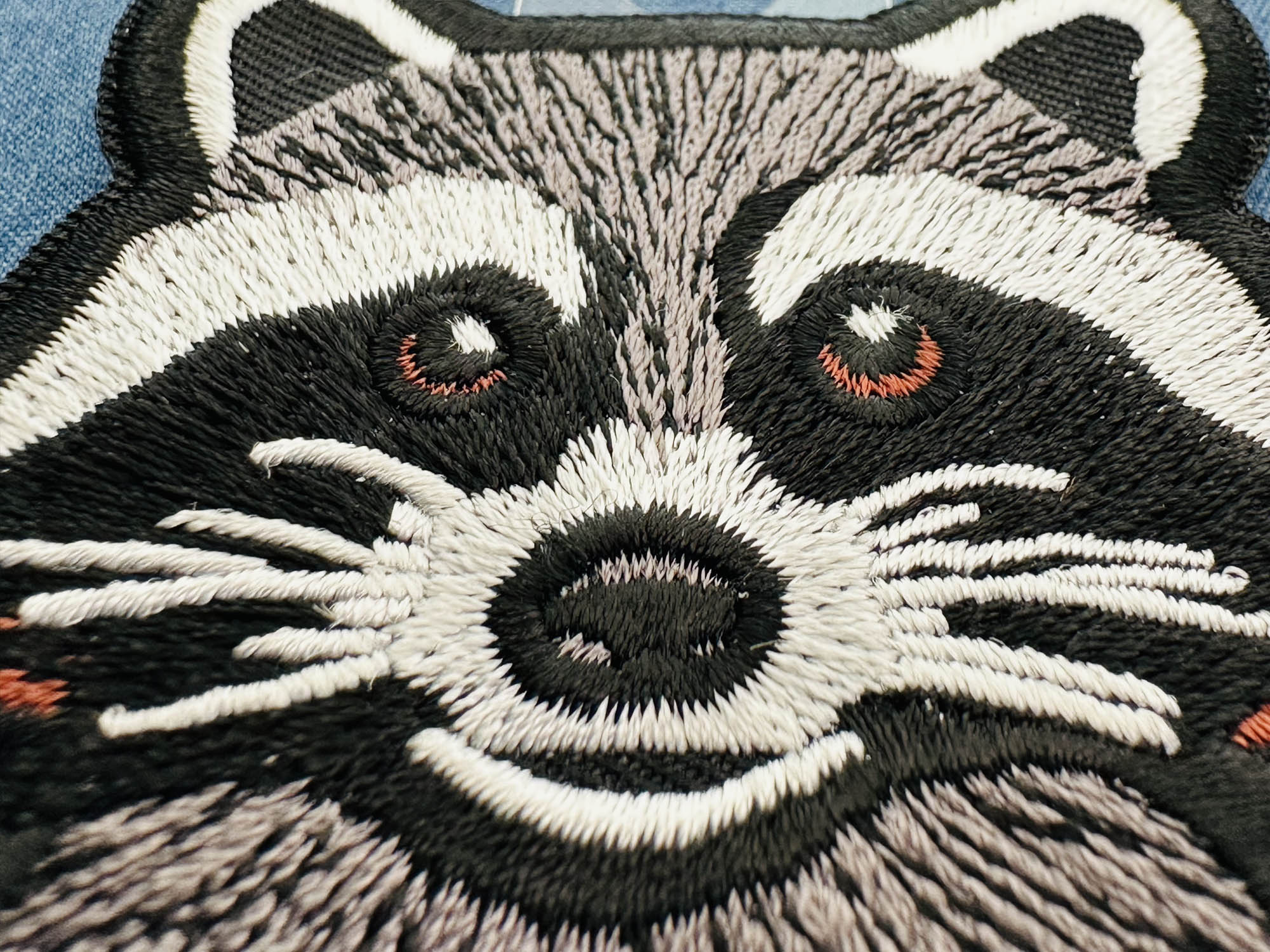 Cheeky Raccoon Iron on Patch by Ivamis Patches