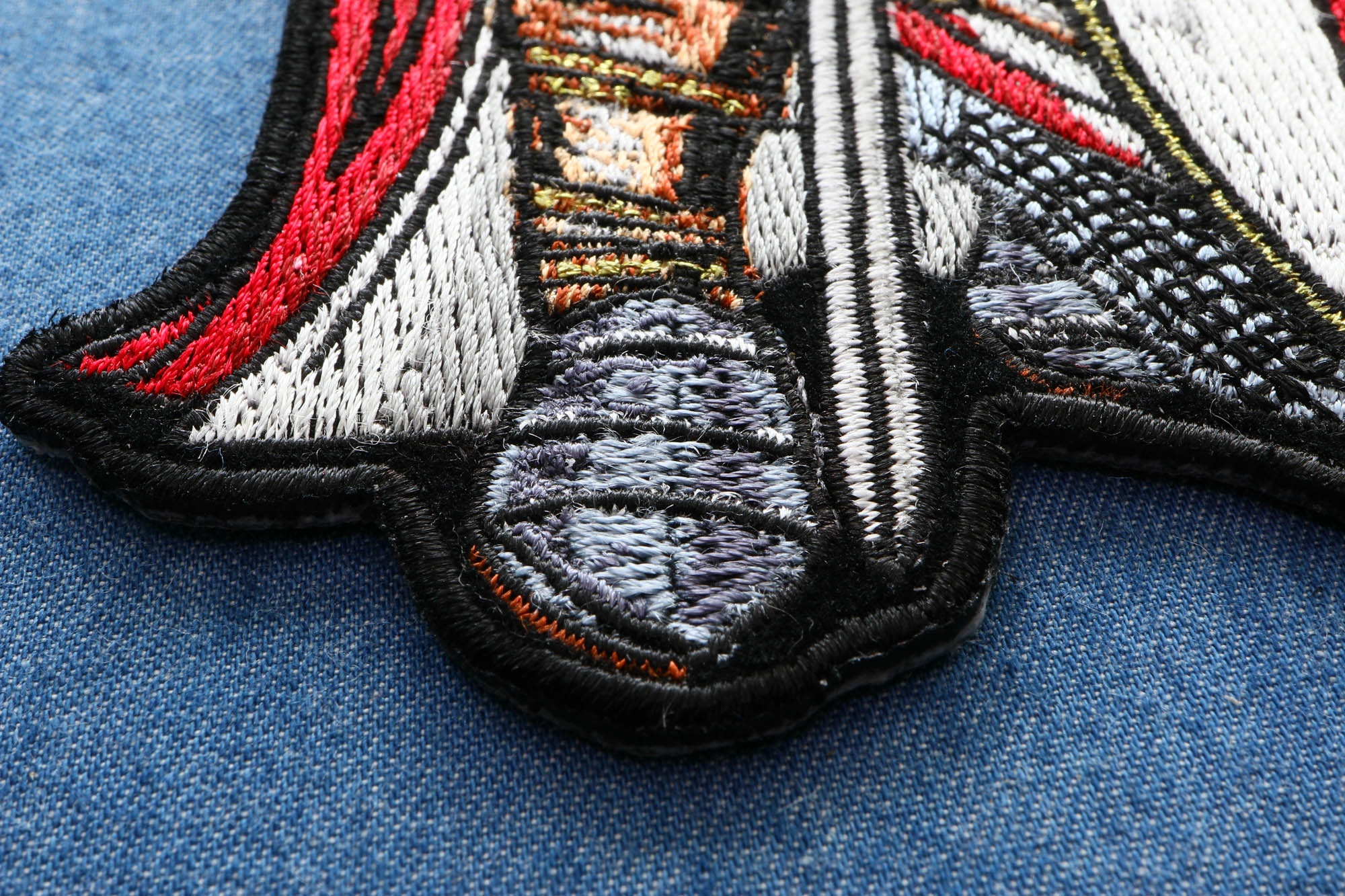 Red Knight Patch for Sewing or Ironing on to Jackets by Ivamis Patches