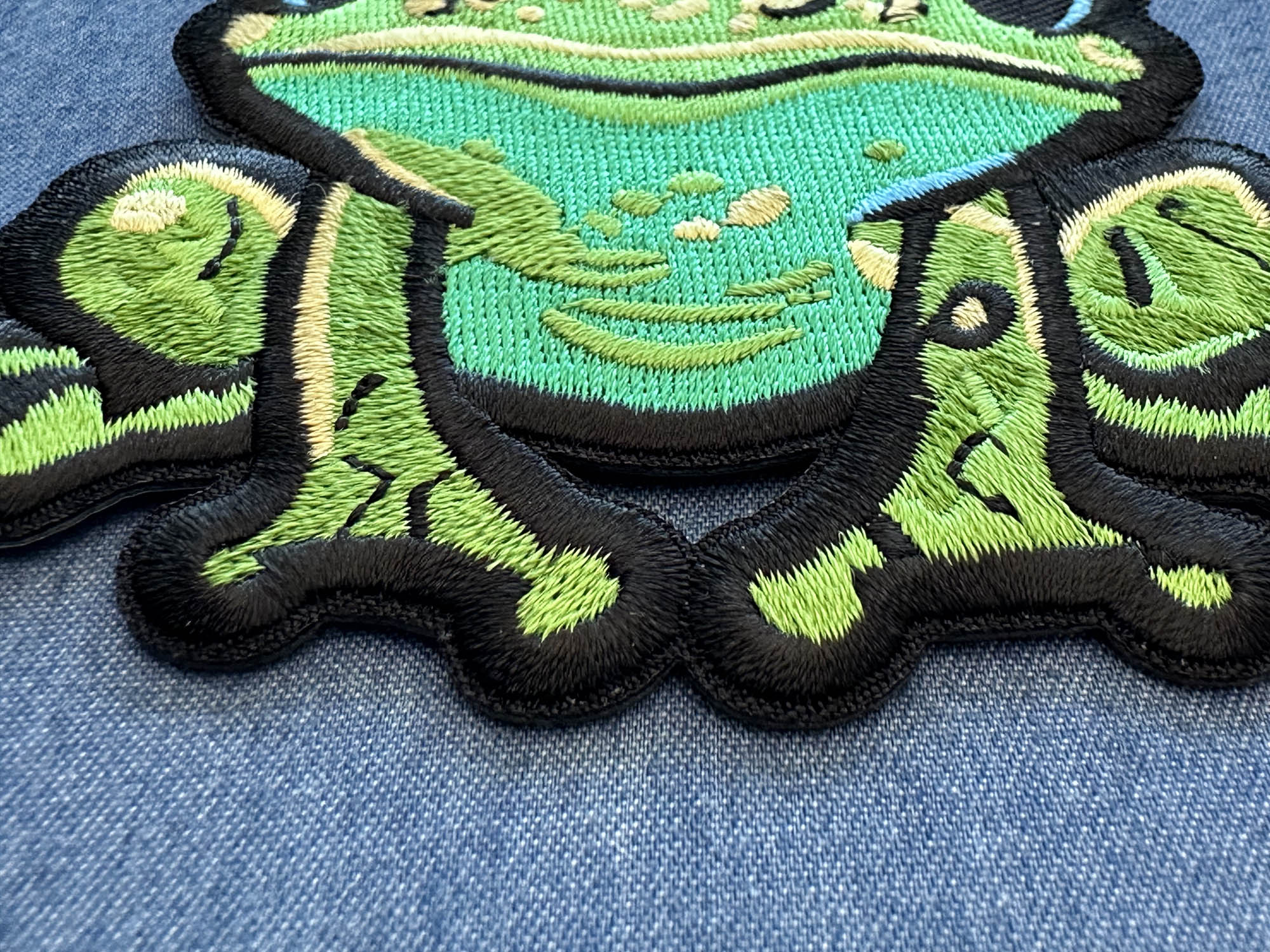 Cute Frog Patch by Ivamis Patches