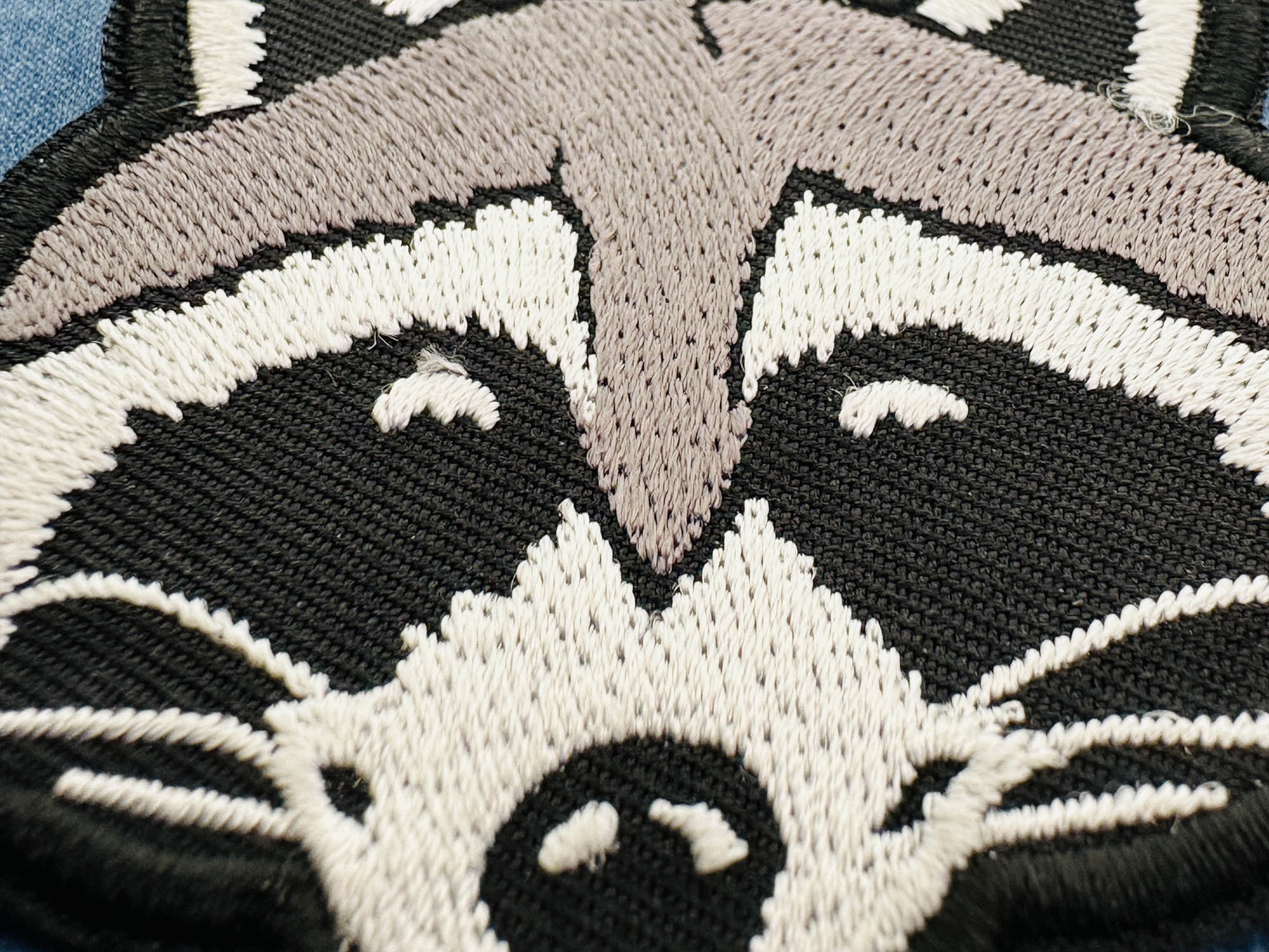 Funny Raccoon Iron on Patch by Ivamis Patches