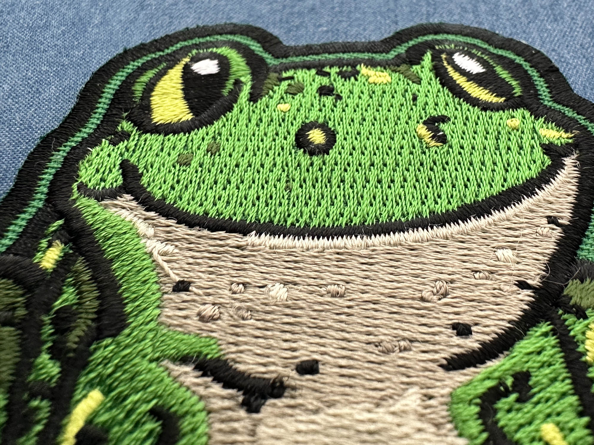 Green Frog Patch by Ivamis Patches