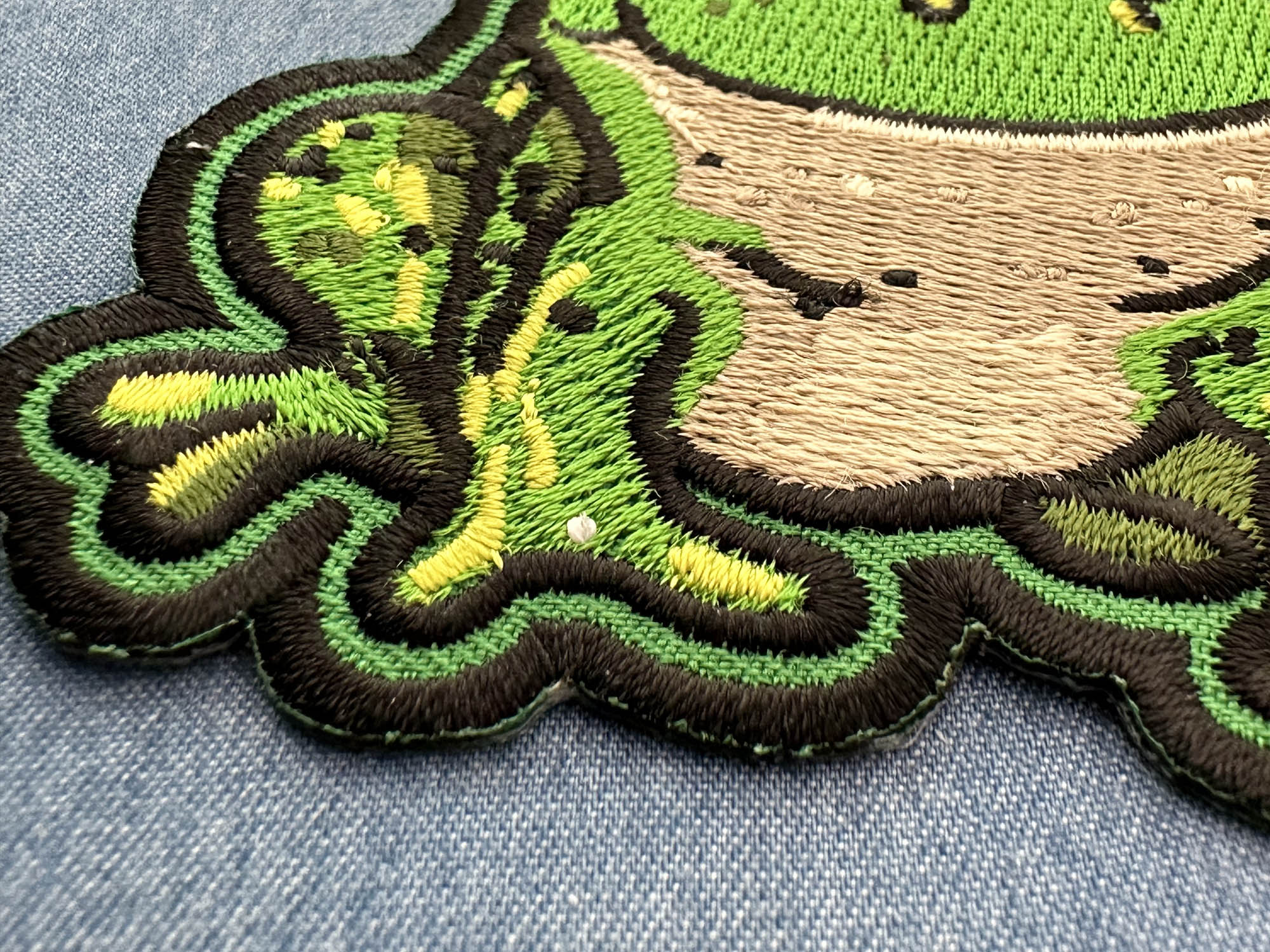 Green Frog Patch by Ivamis Patches