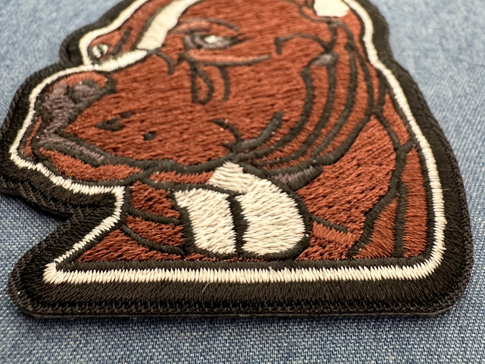 Handsome Pitbull Patch by Ivamis Patches