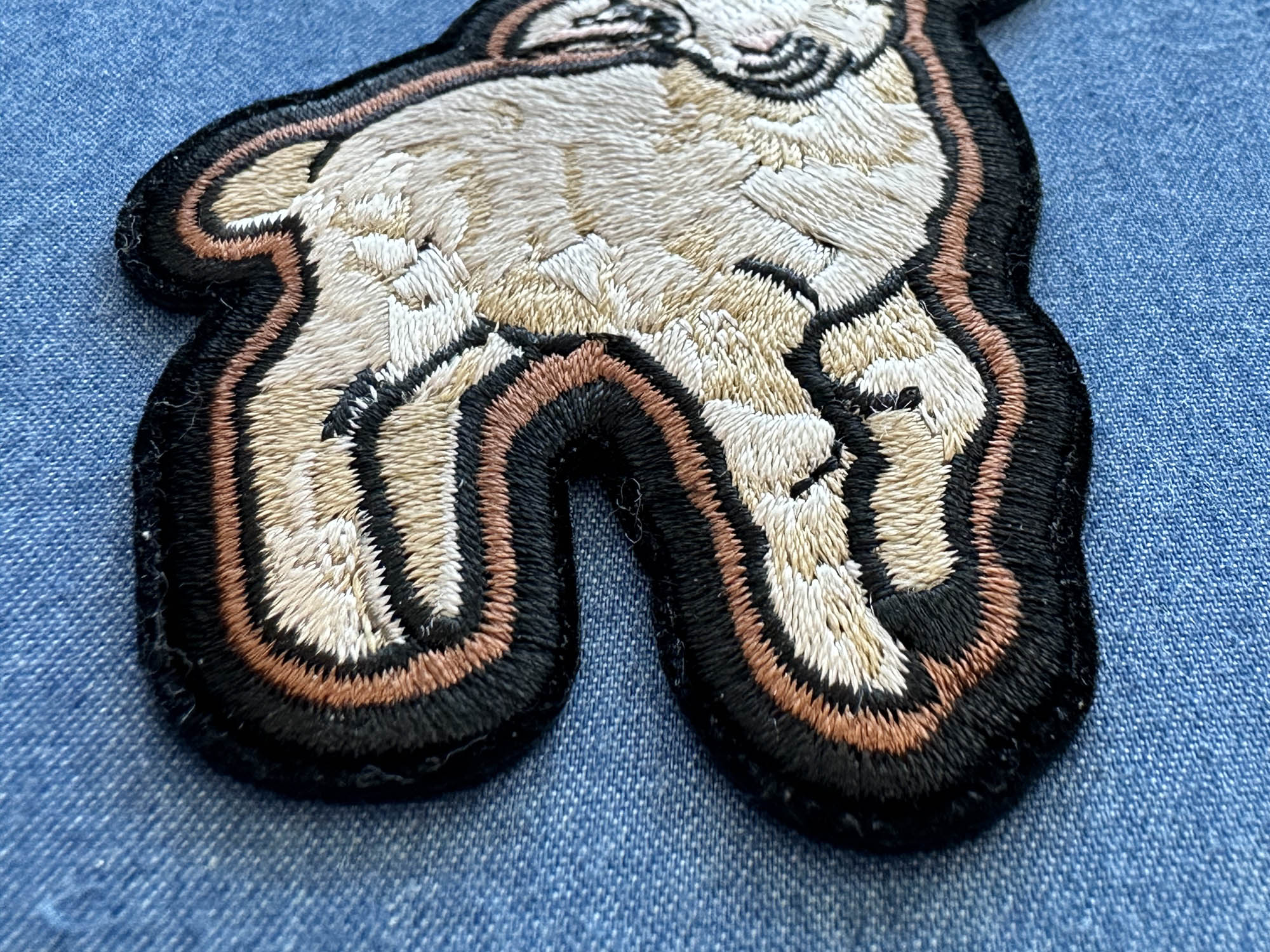 Baby Lamb Iron on Patch by Ivamis Patches
