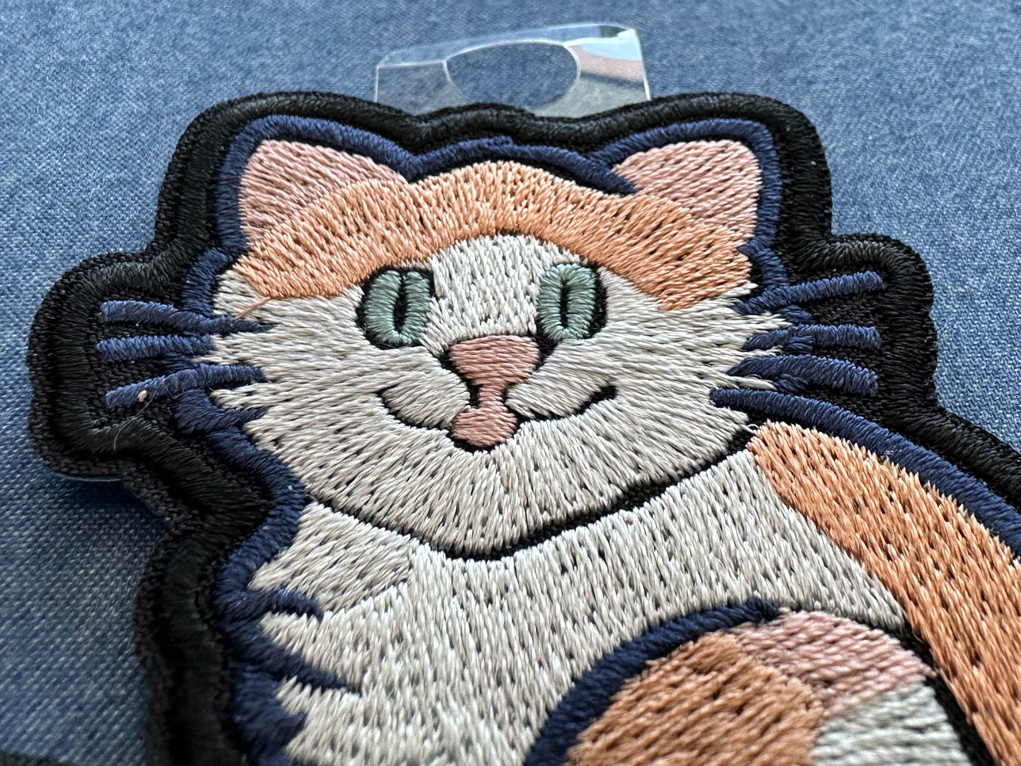 Kedi Cat Iron on Patch by Ivamis Patches