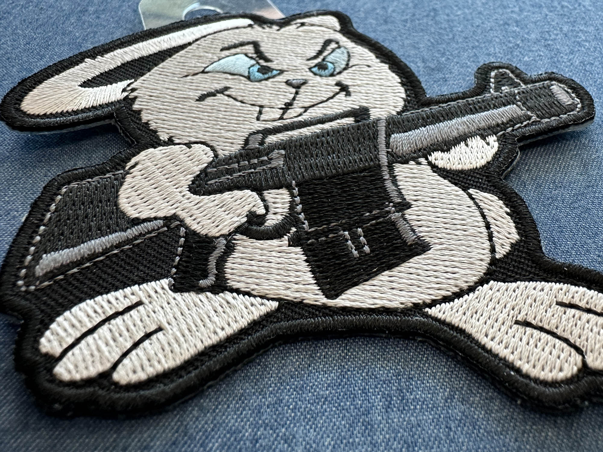 Machine Gun Bunny Rabbit Patch by Ivamis Patches