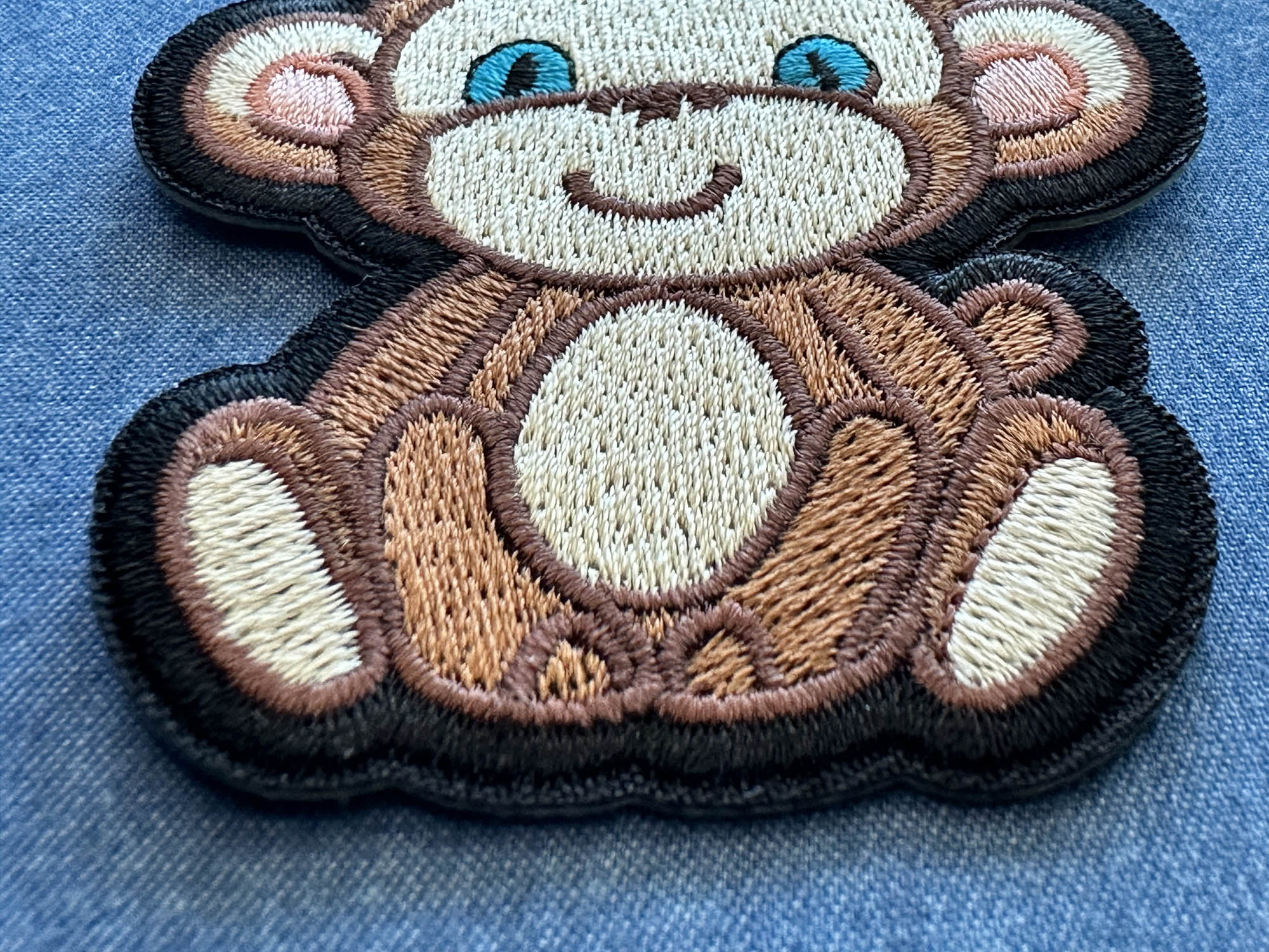Monkey Patch - Iron on Monkey Patches by Ivamis Patches