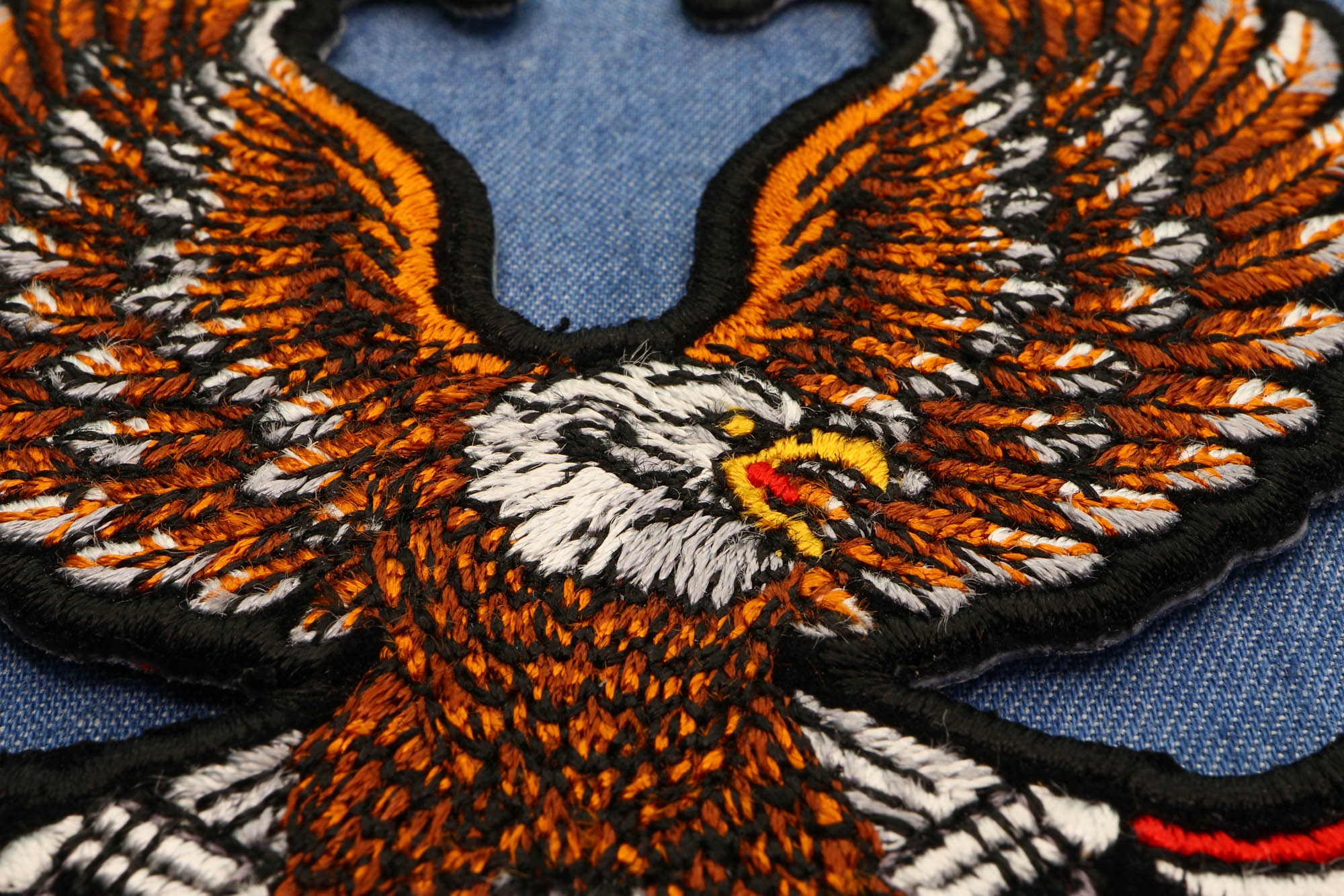 Eagle Patch with Raised Wings for Sewing on to Jackets by Ivamis Patches