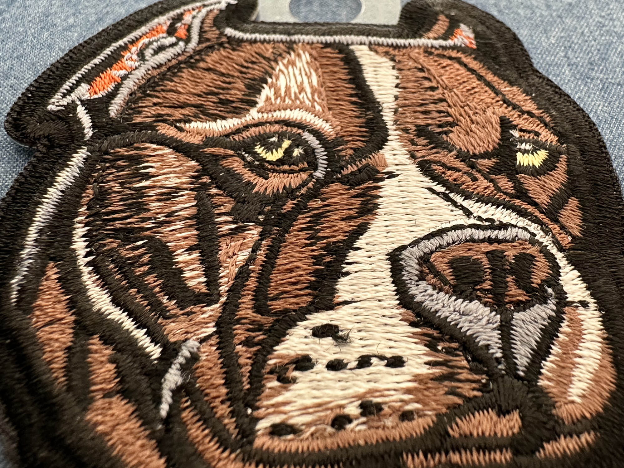 PitBull Dog Iron on Patch by Ivamis Patches