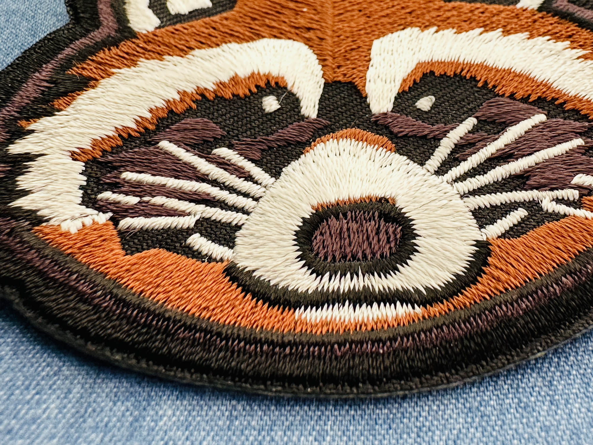 Raccoon Iron on Patch by Ivamis Patches