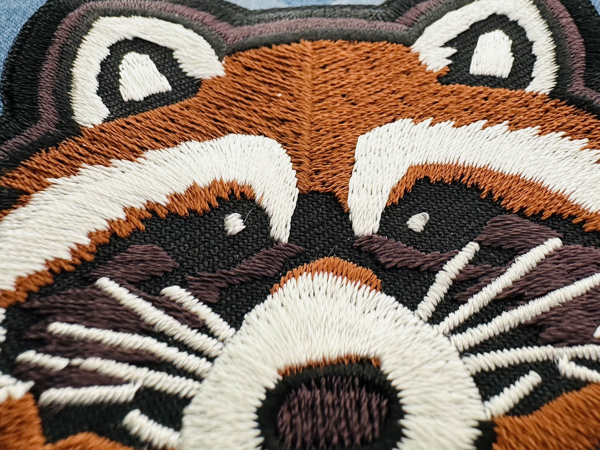 Raccoon Iron on Patch by Ivamis Patches