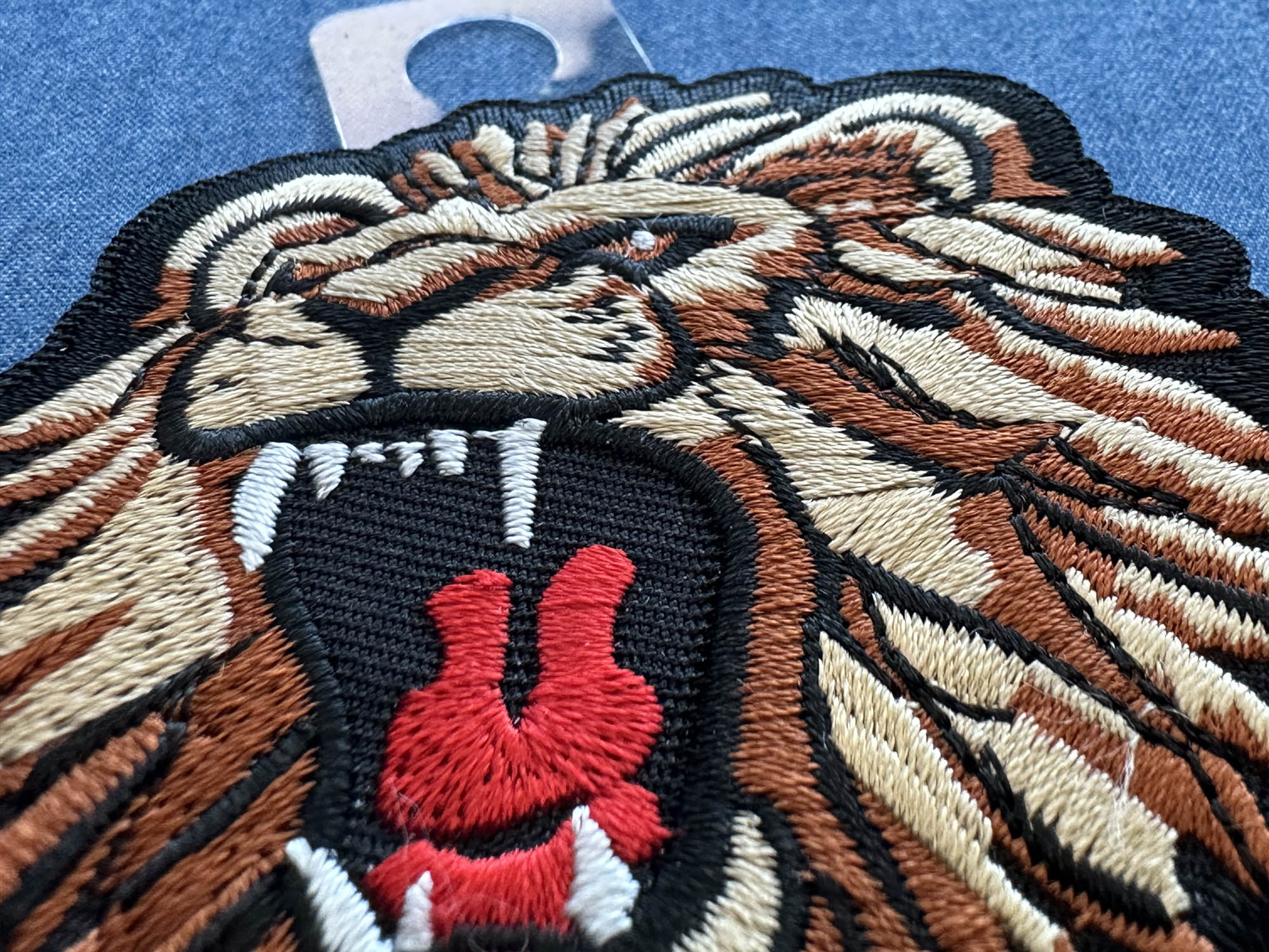 Roaring Lion Iron on Patch by Ivamis Patches