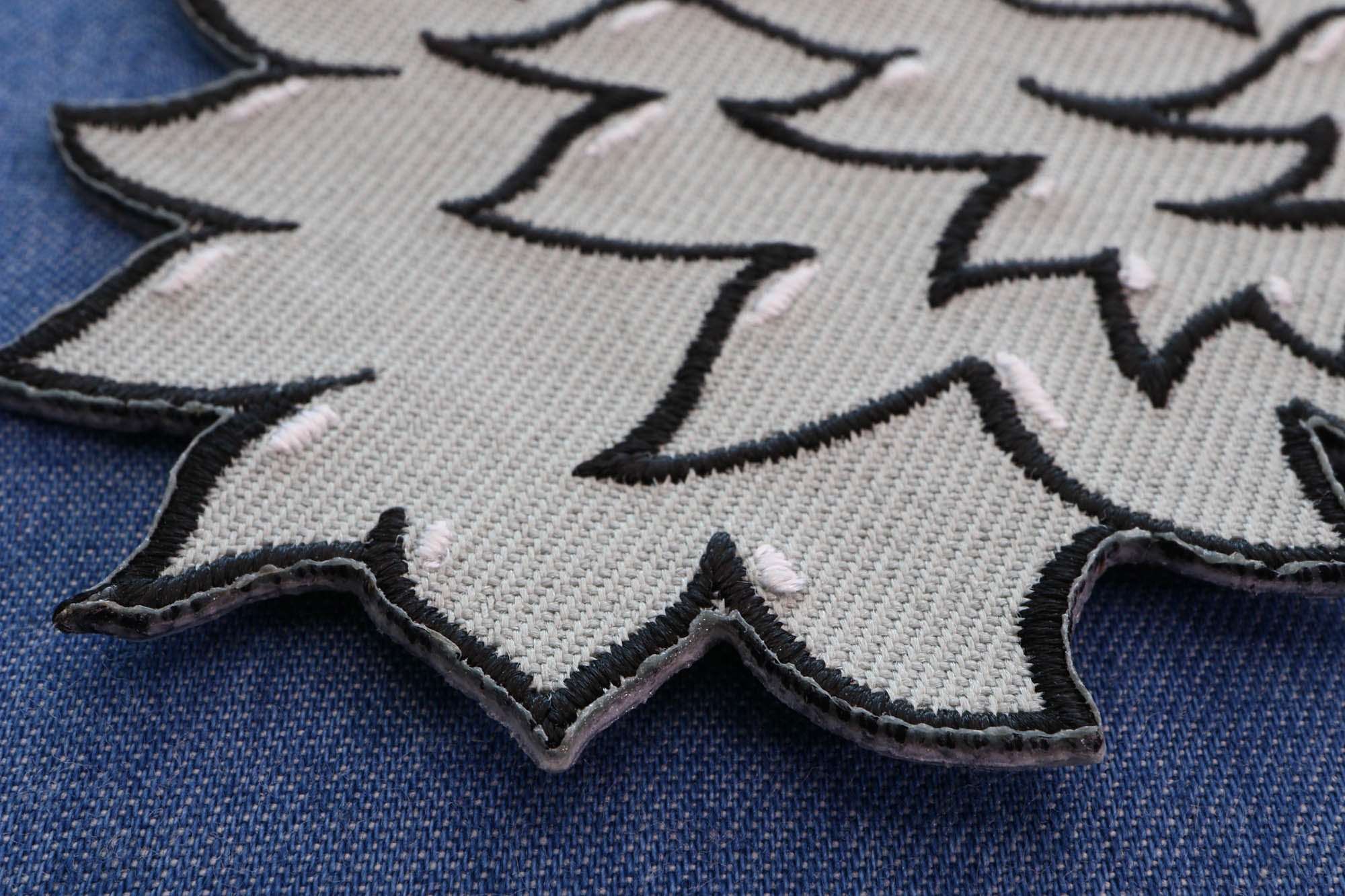 Sideways Wolf Patch by Ivamis Patches