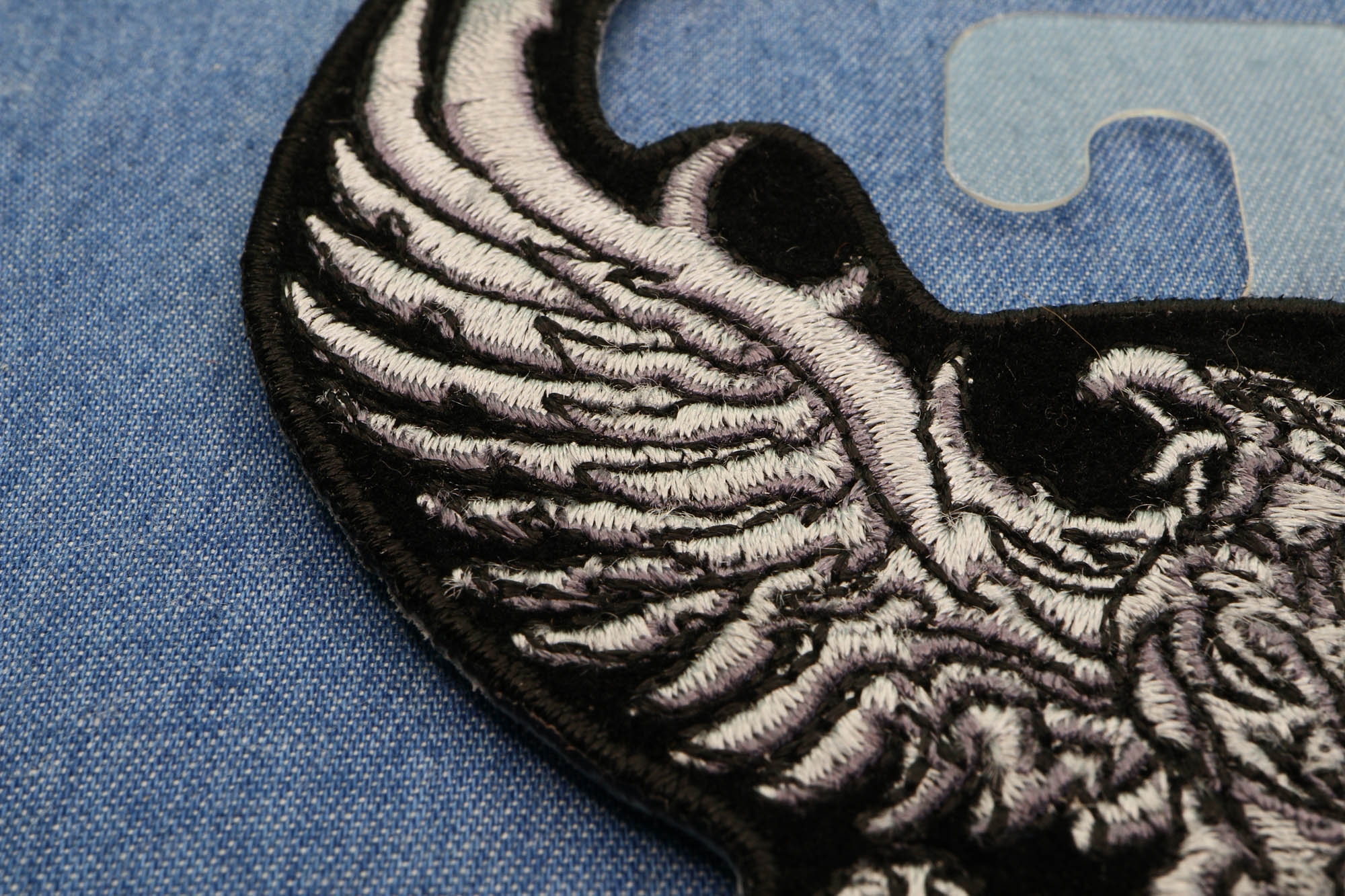Raised Wing Eagle Patch, Biker Eagle Patches by Ivamis Patches
