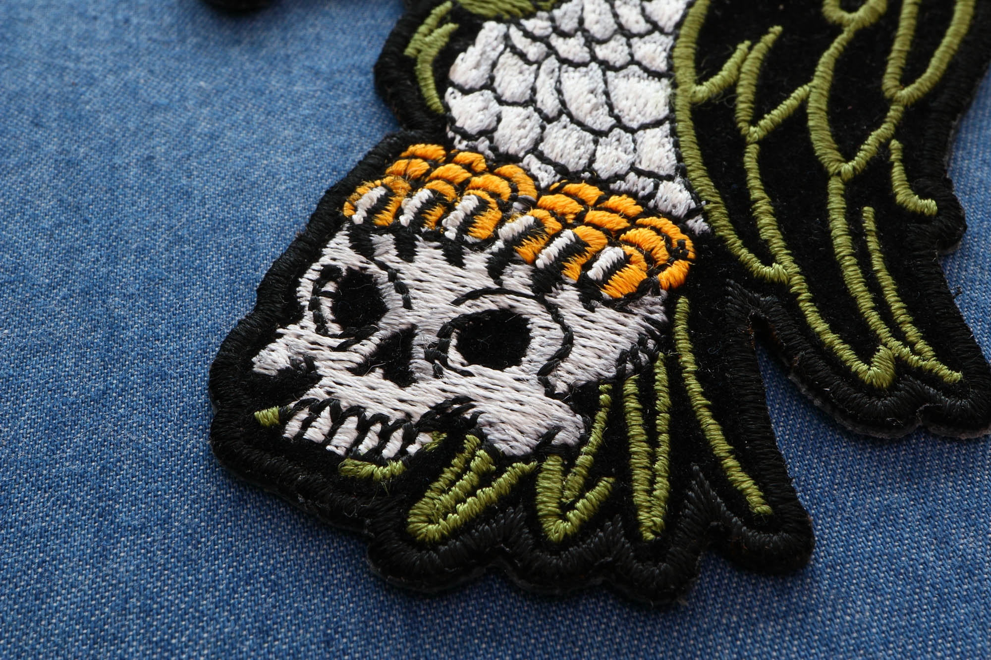 Vulture On Skull Patch by Ivamis Patches