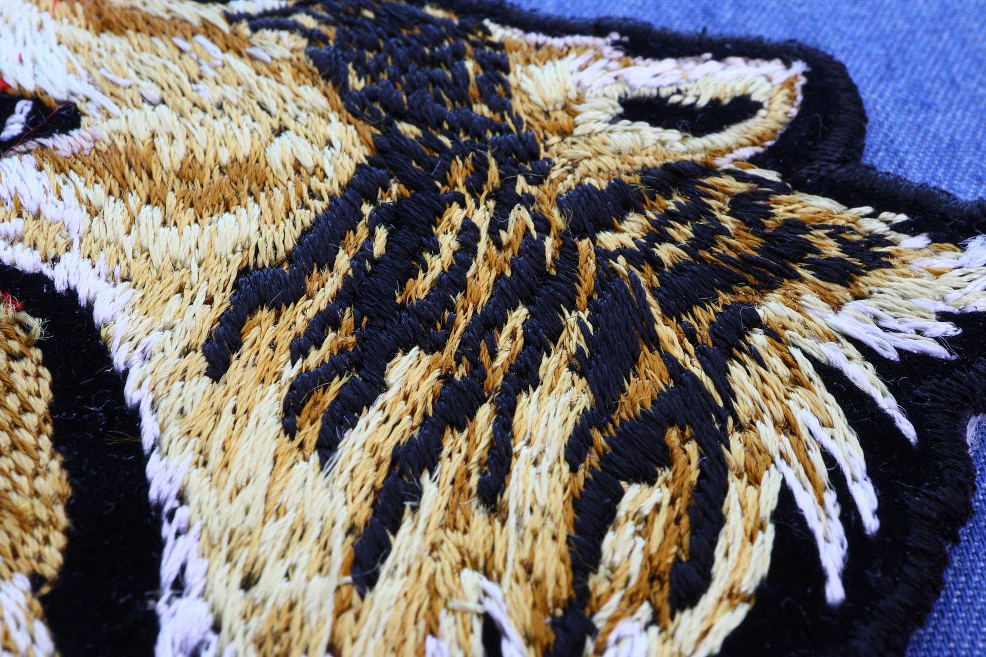 Iron On Wolf Moon Small Patch | Embroidered Patches by Ivamis Patches