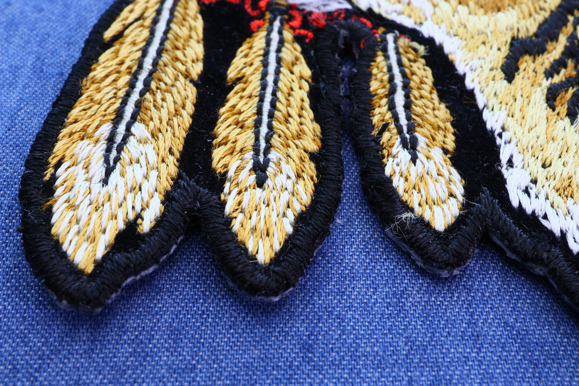 Iron On Wolf Moon Small Patch | Embroidered Patches by Ivamis Patches