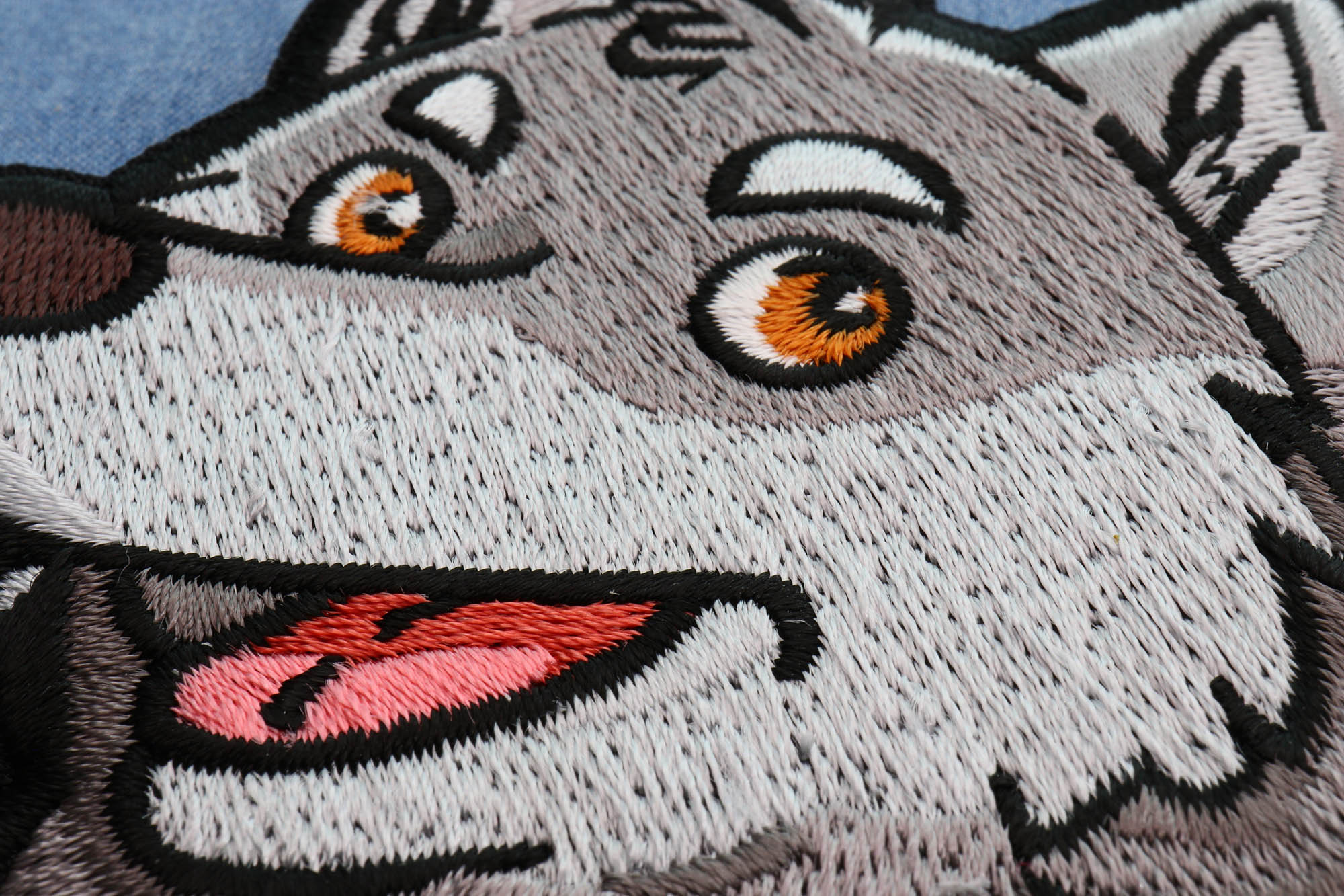 Cartoon Wolf Patch by Ivamis Patches