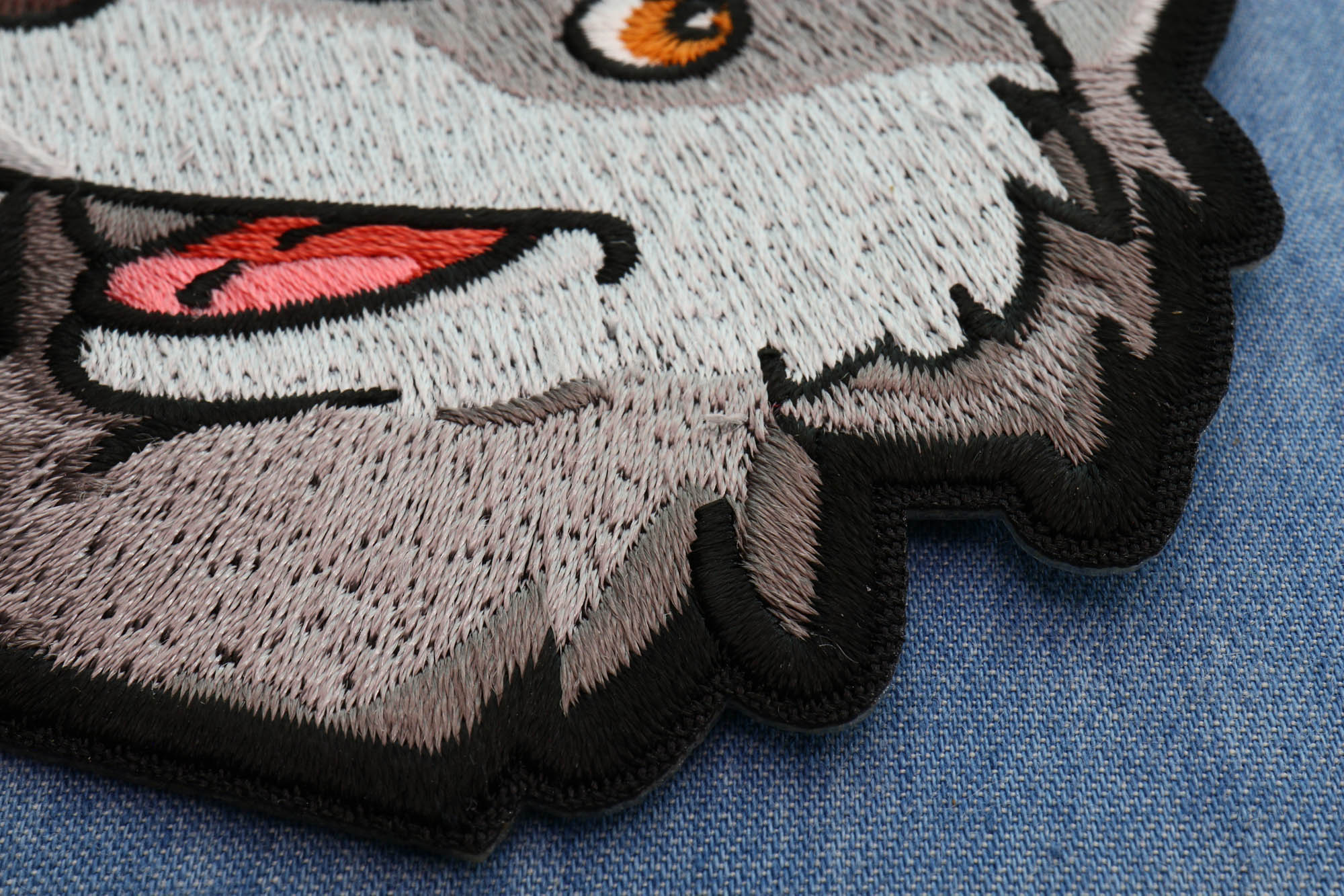 Cartoon Wolf Patch by Ivamis Patches