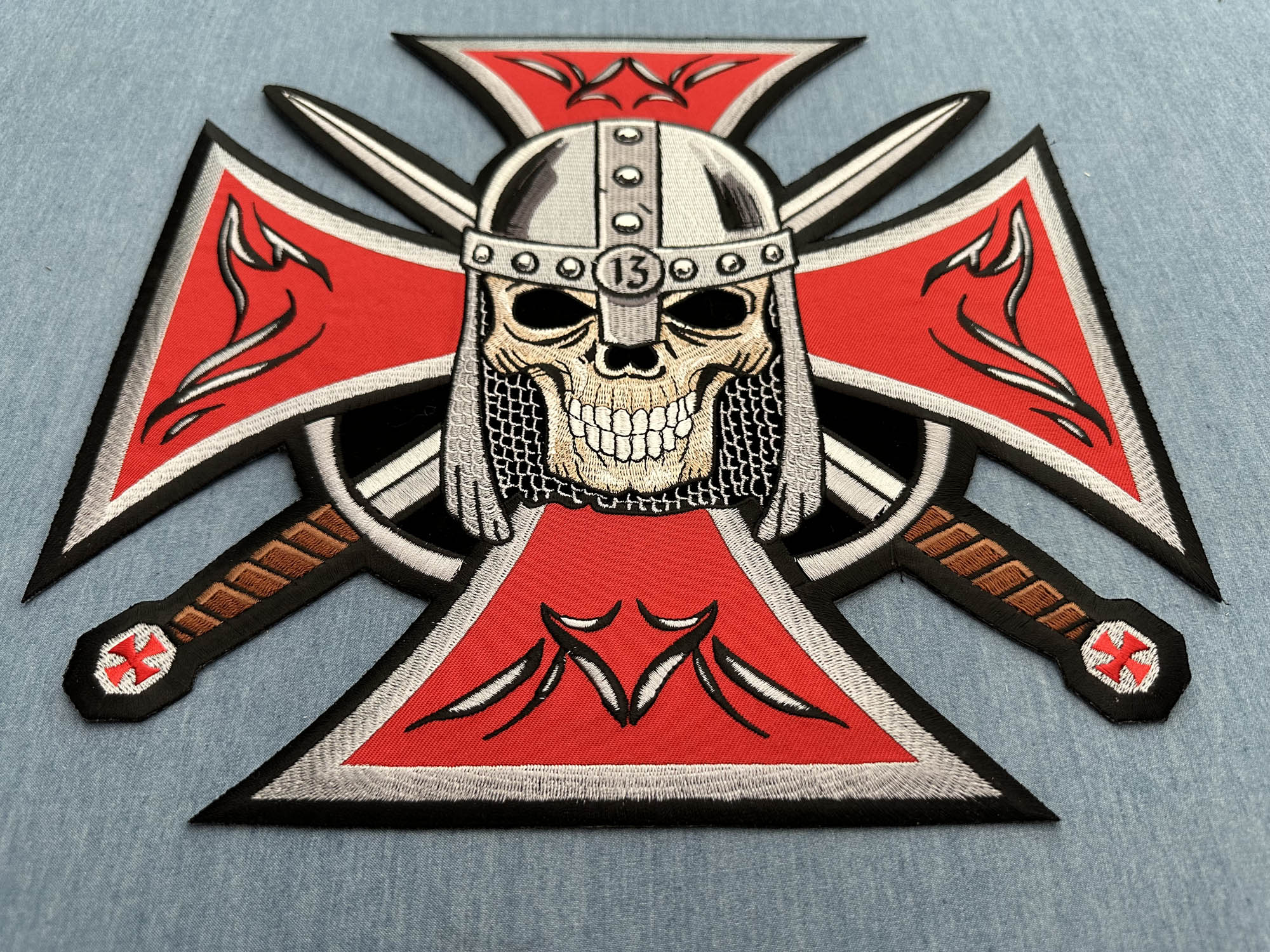 Maltese Cross Skull Knight Patch By Ivamis Patches