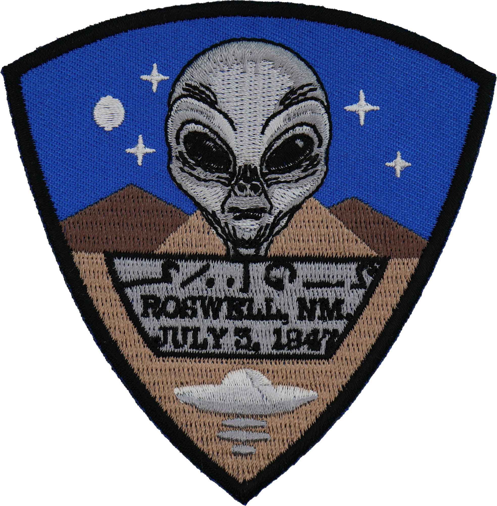 Roswell New Mexico Alien Patch by Ivamis Patches
