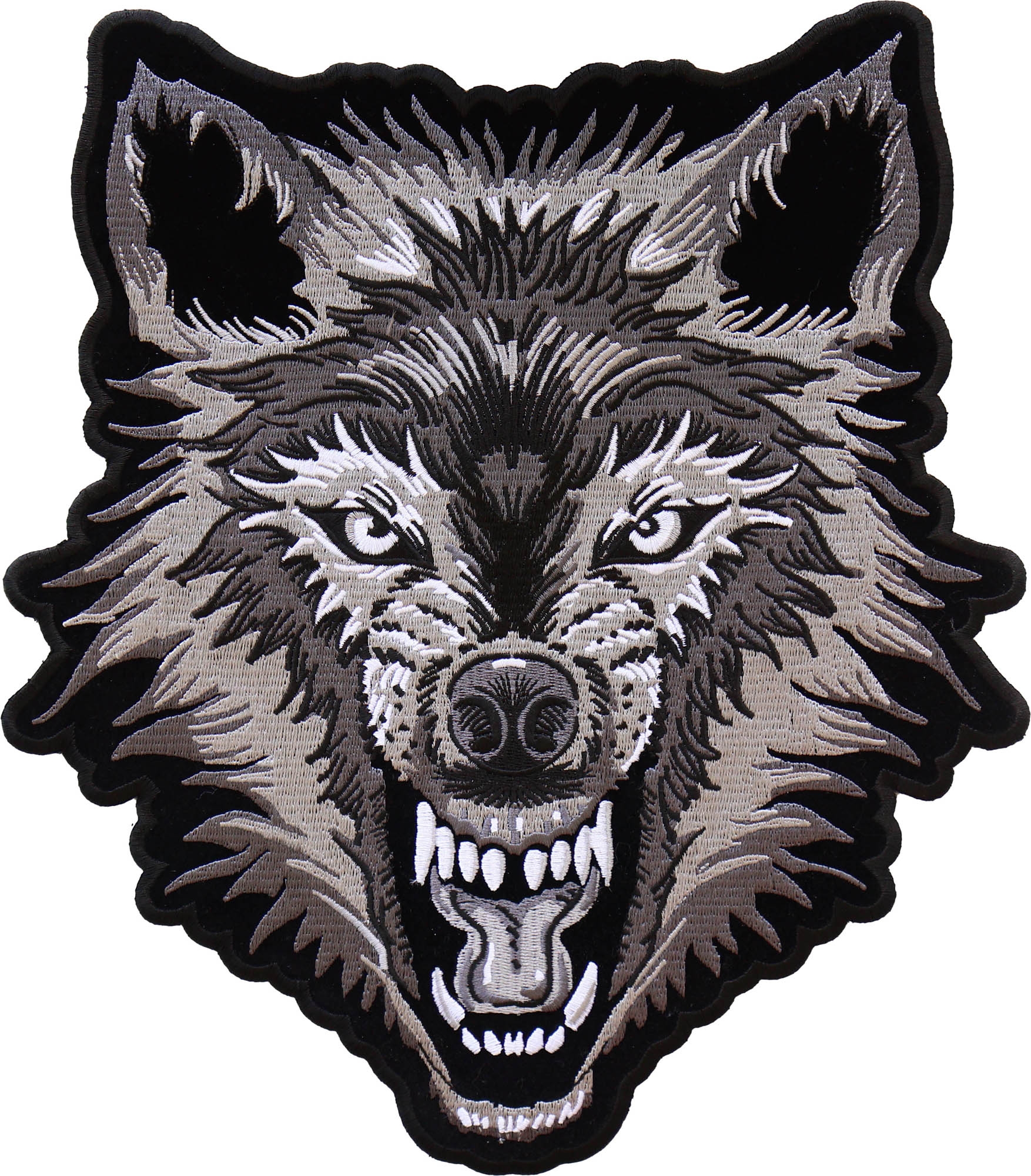 Wolf Patch, Large Animal Patches for Jackets by Ivamis Patches