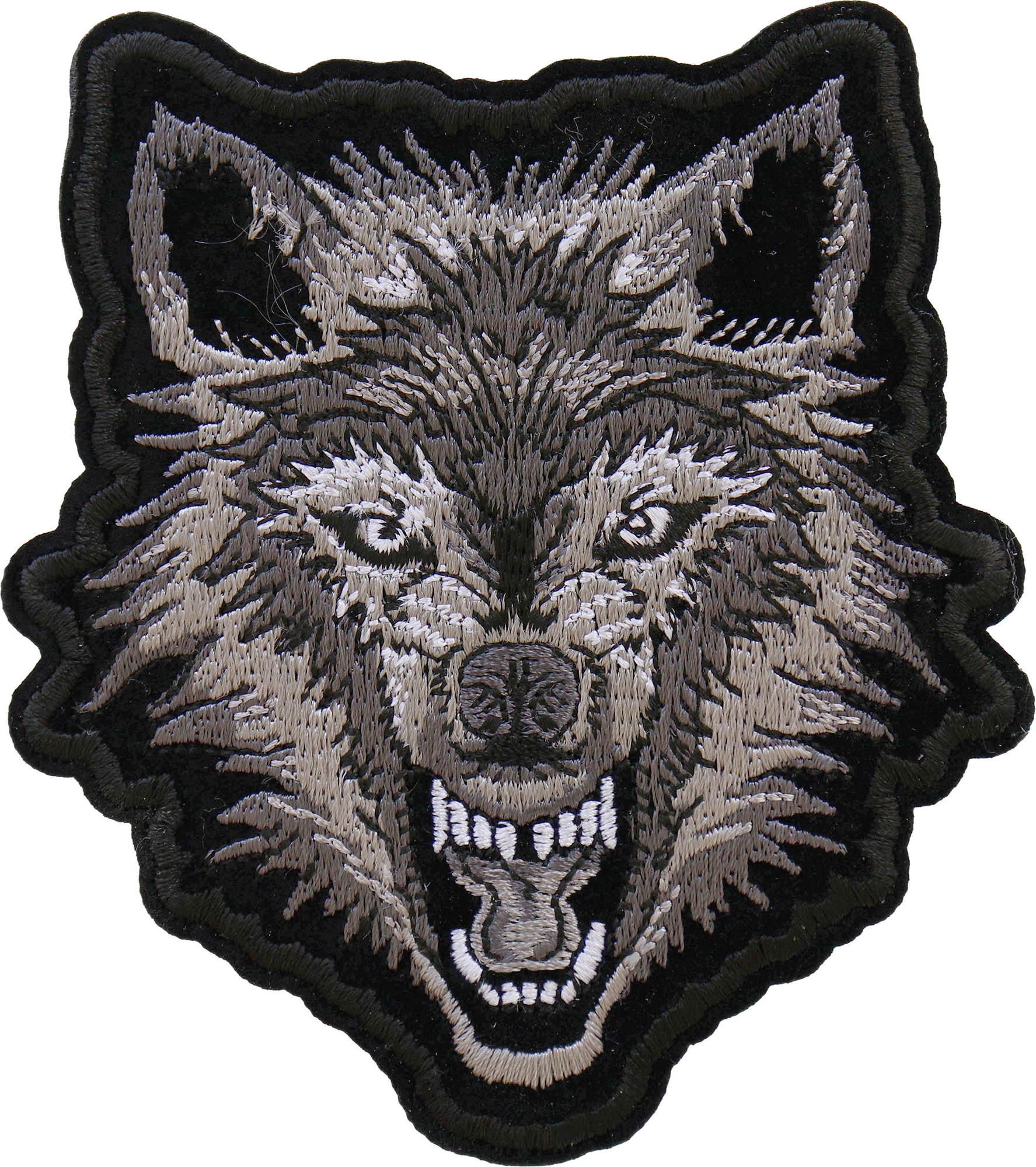 Snarling Wolf Patch by Ivamis Patches