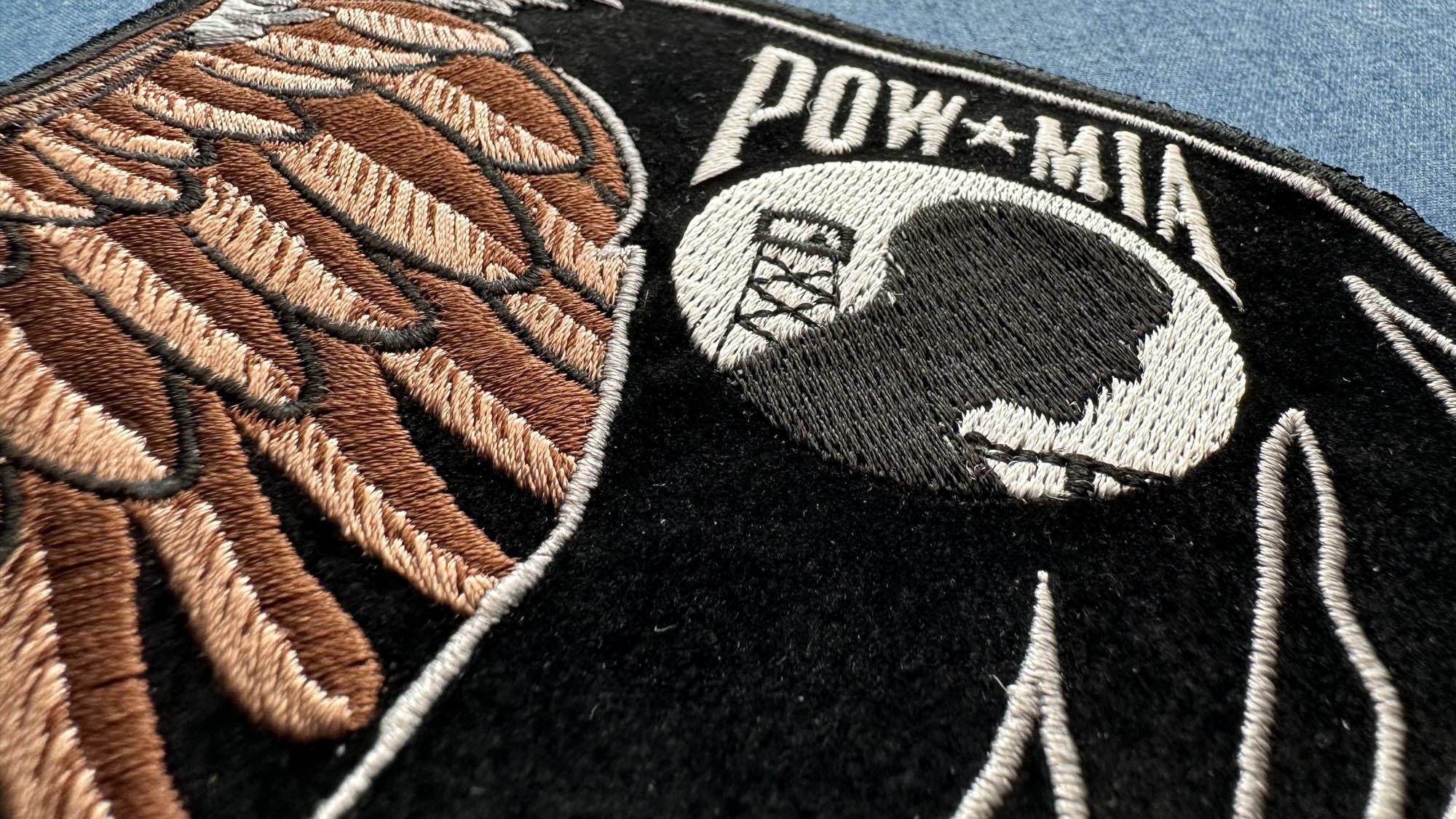All Gave Some and Some Gave All POW MIA Eagle Patch, Large Eagle Back ...