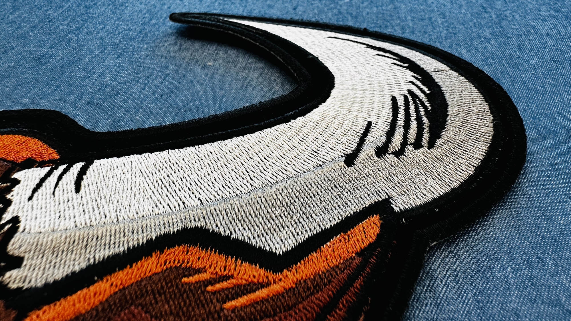 Angry Bull Patch, Large Animal Patches for Jackets by Ivamis Patches