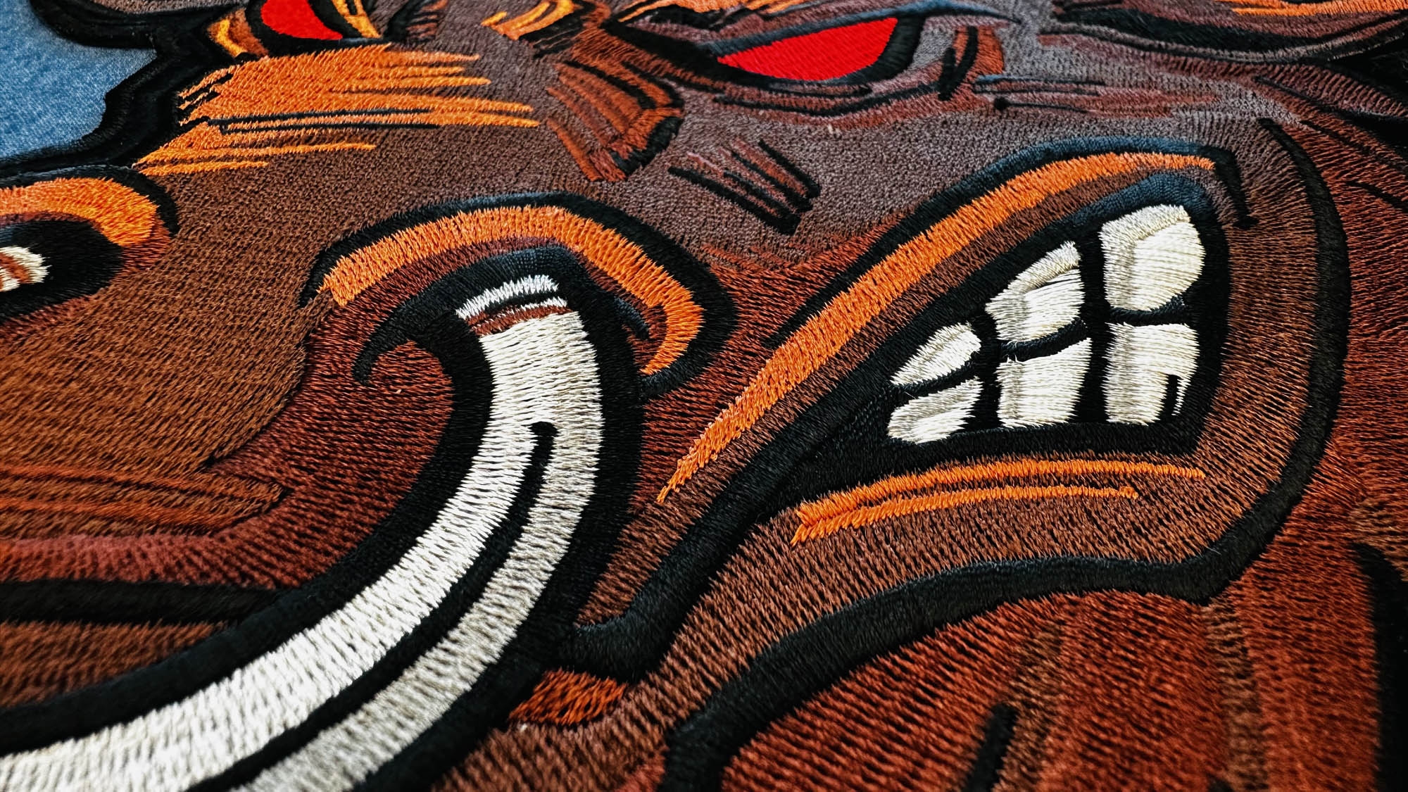 Angry Bull Patch, Large Animal Patches for Jackets by Ivamis Patches