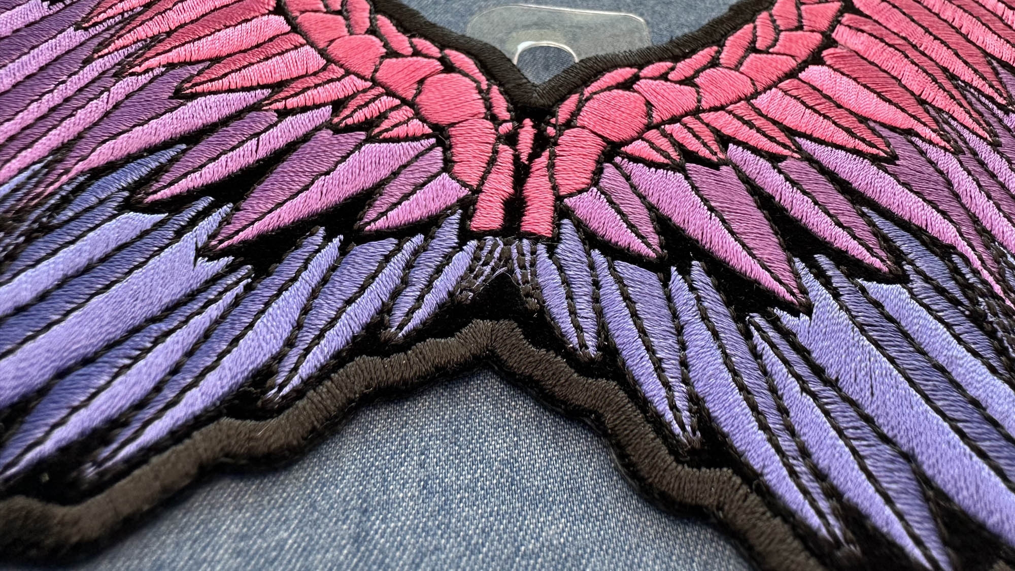 Angel Wings Patch, Large Ladies Back Patches for Jackets by Ivamis Patches