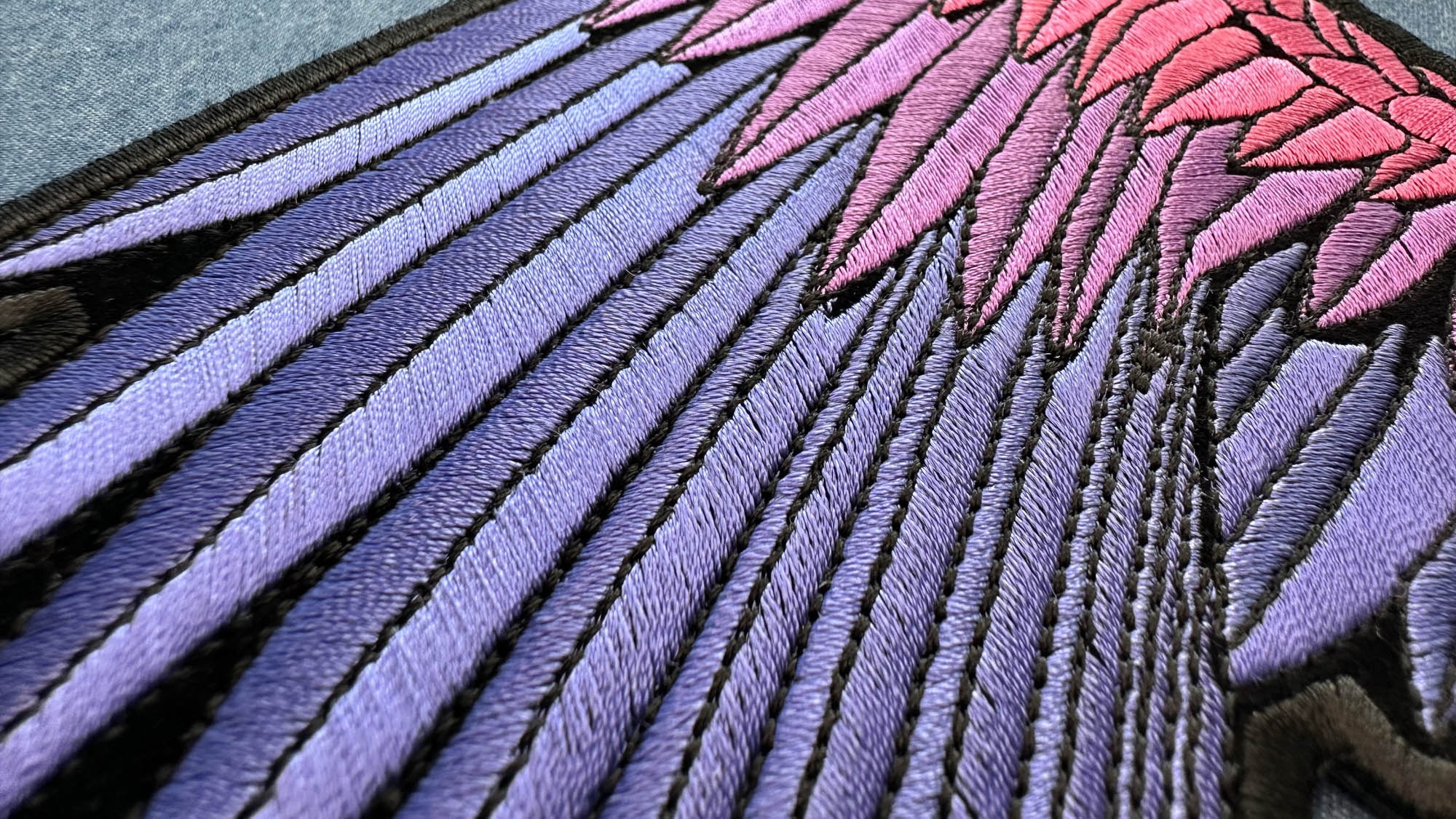 Angel Wings Patch, Large Ladies Back Patches for Jackets by Ivamis Patches