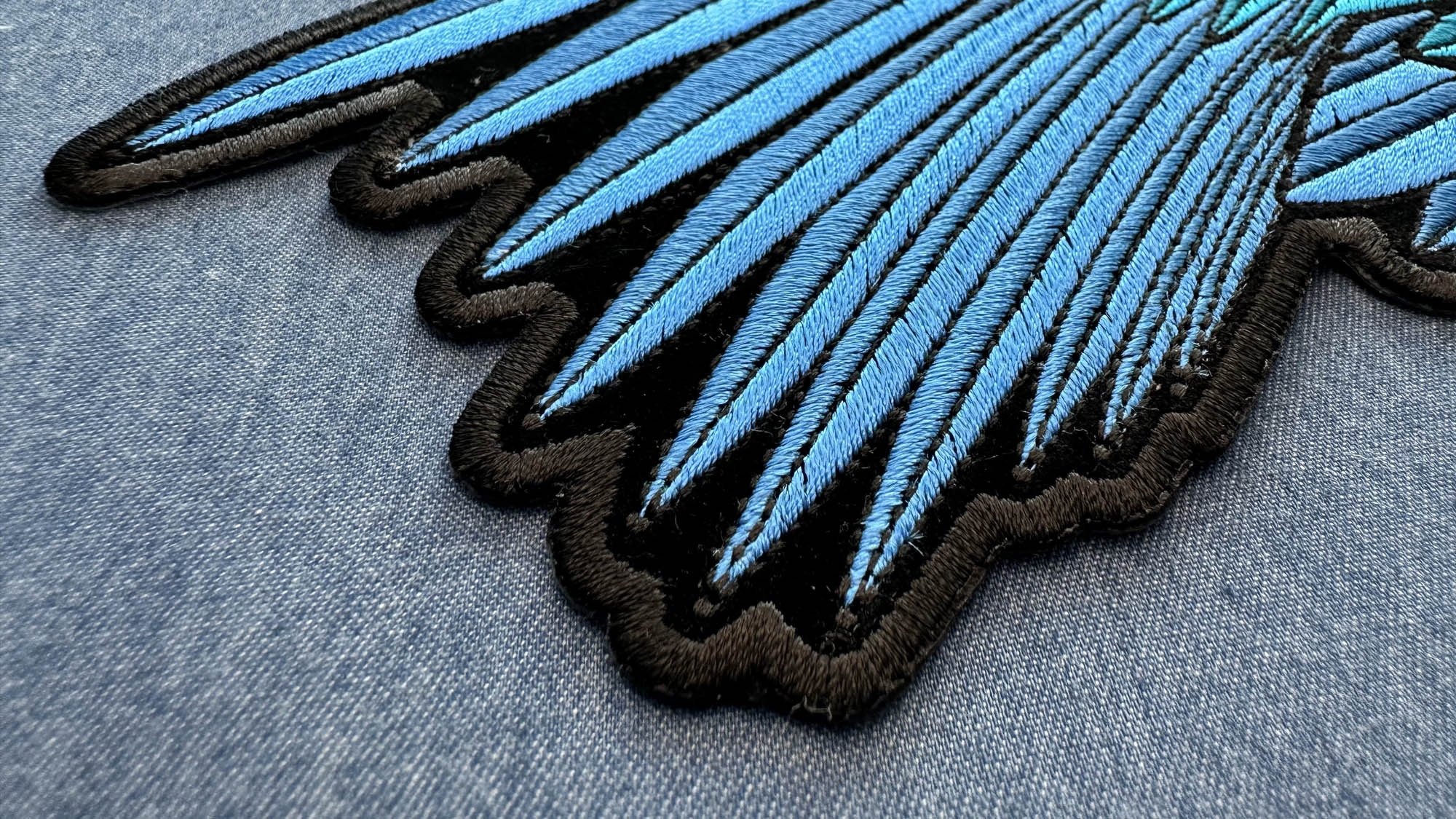 Angel Wings Patch, Large Ladies Back Patches for Jackets by Ivamis Patches