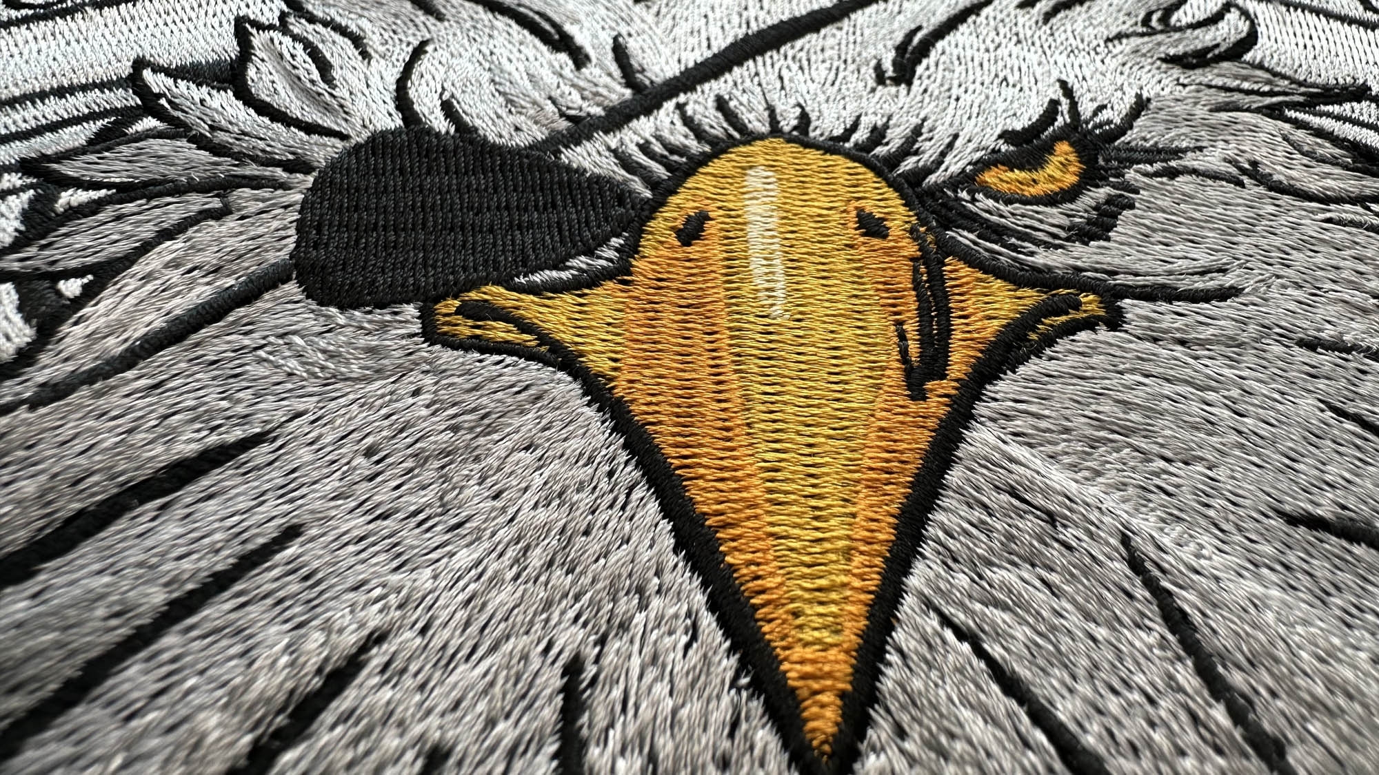 Biker Forever Eye Patch Eagle Patch, Large Biker Back Patches for Leather Vests by Ivamis Patches