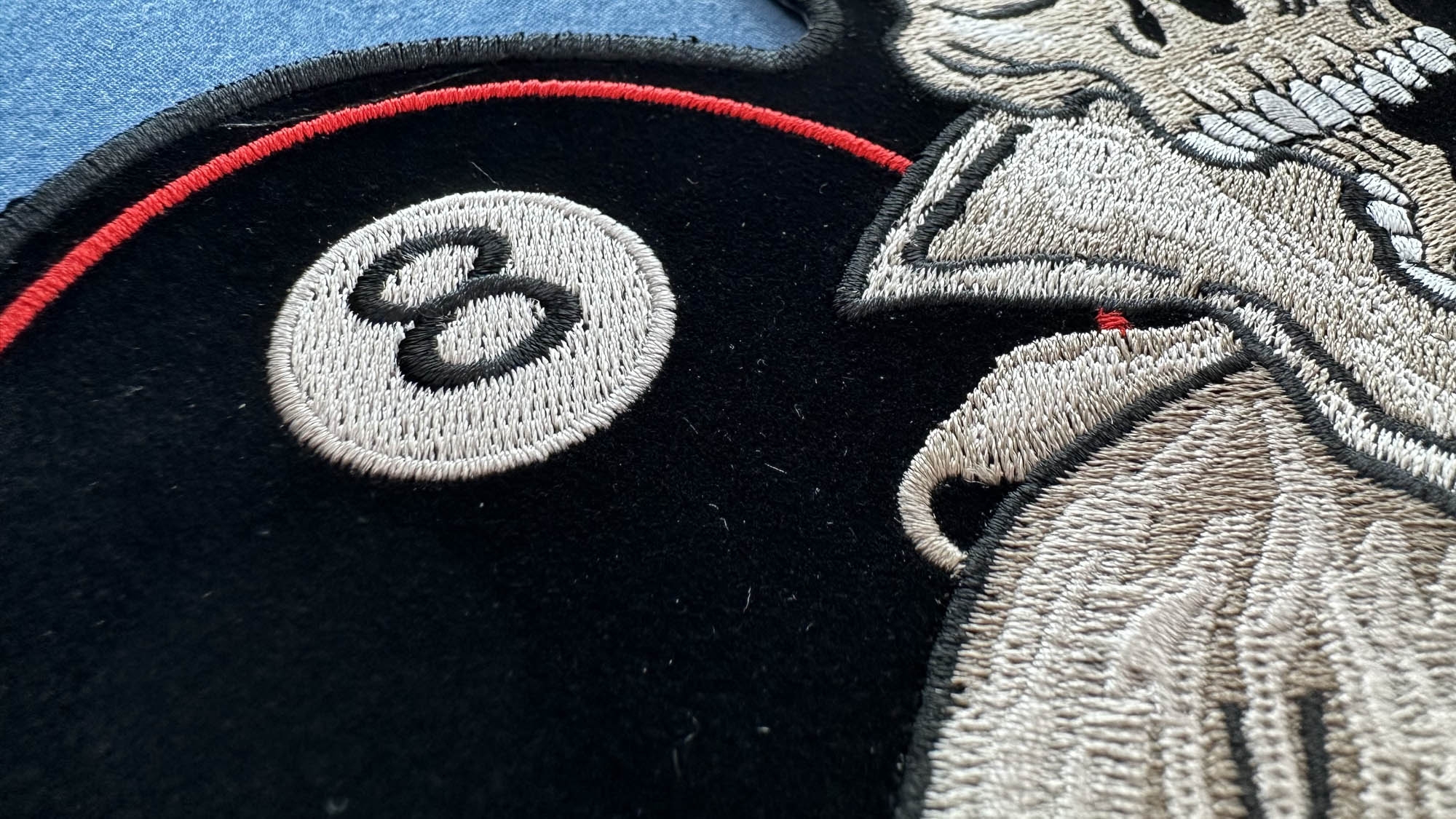 Biker Life Skull, Ace of Spades, 8 Ball and Dice Patch, Large Skull ...