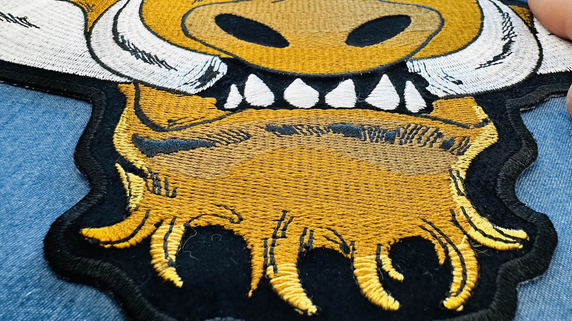 Wild Hog Patch, Large Animal Patches for Jackets by Ivamis Patches