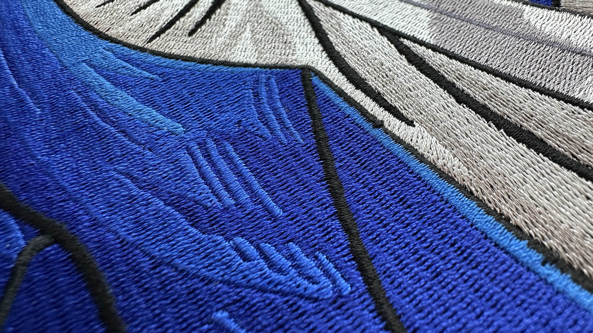 Blue Caped Knight with Sword Patch, Large Christian Back Patches by ...