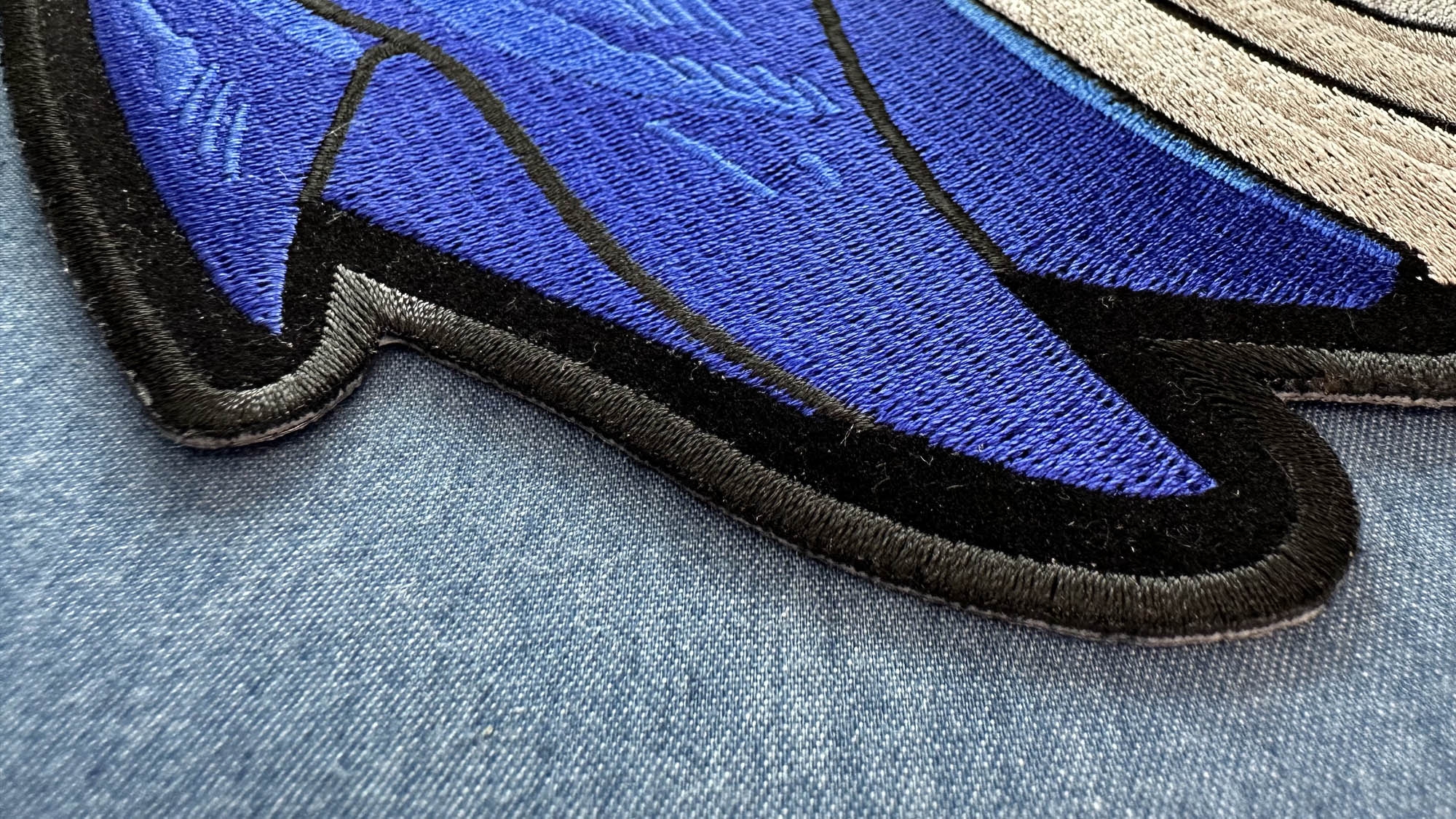 Blue Caped Knight with Sword Patch, Large Christian Back Patches by ...