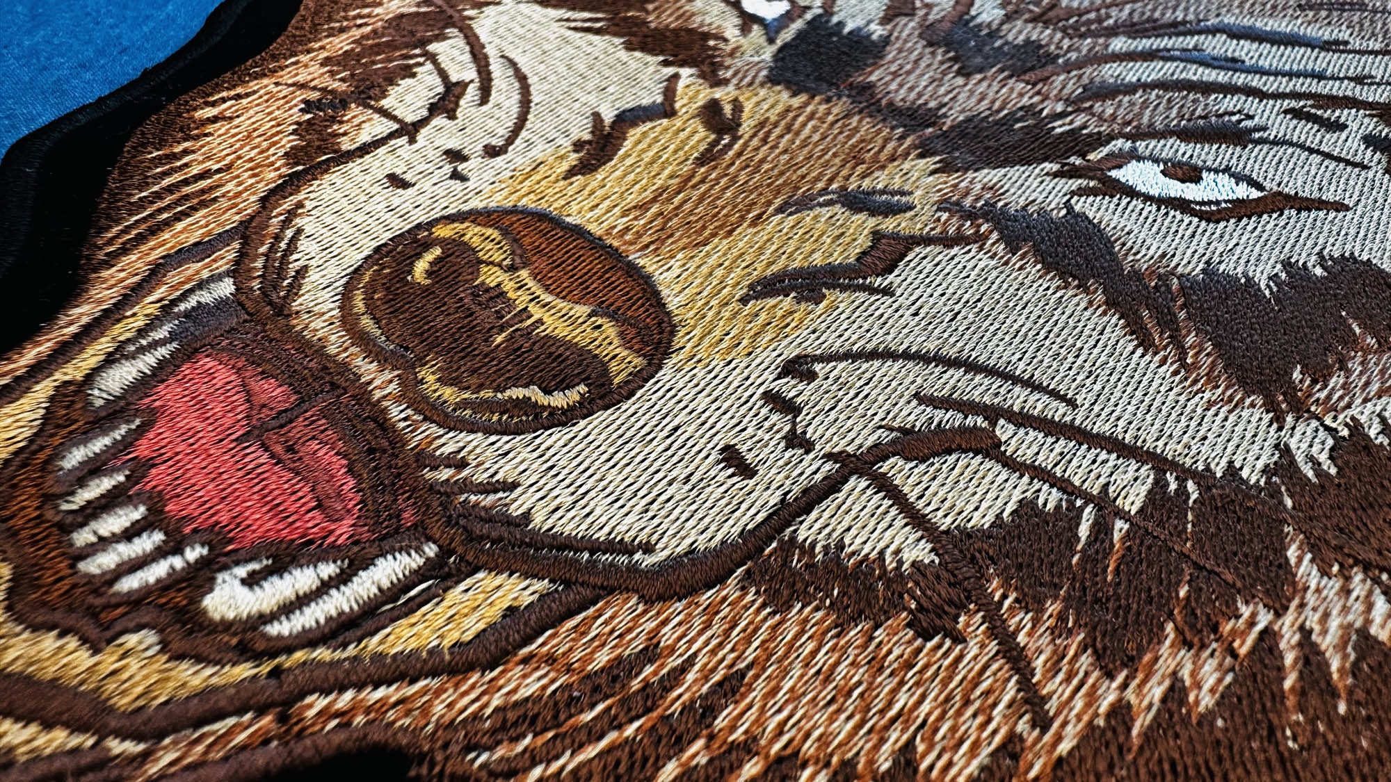 Wolf Patch, Large Animal Patches for Jackets by Ivamis Patches