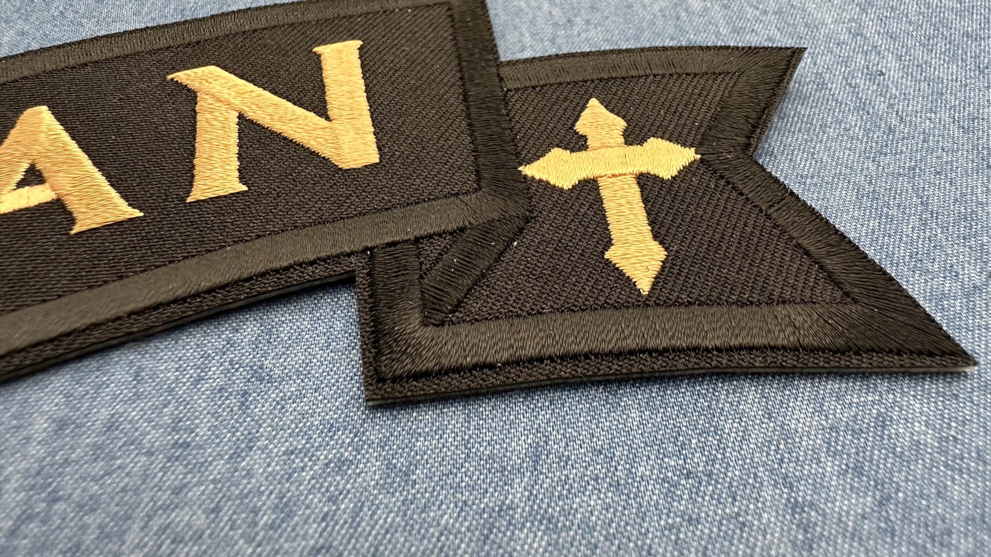 Christian Patch, Large Rocker Patches by Ivamis Patches