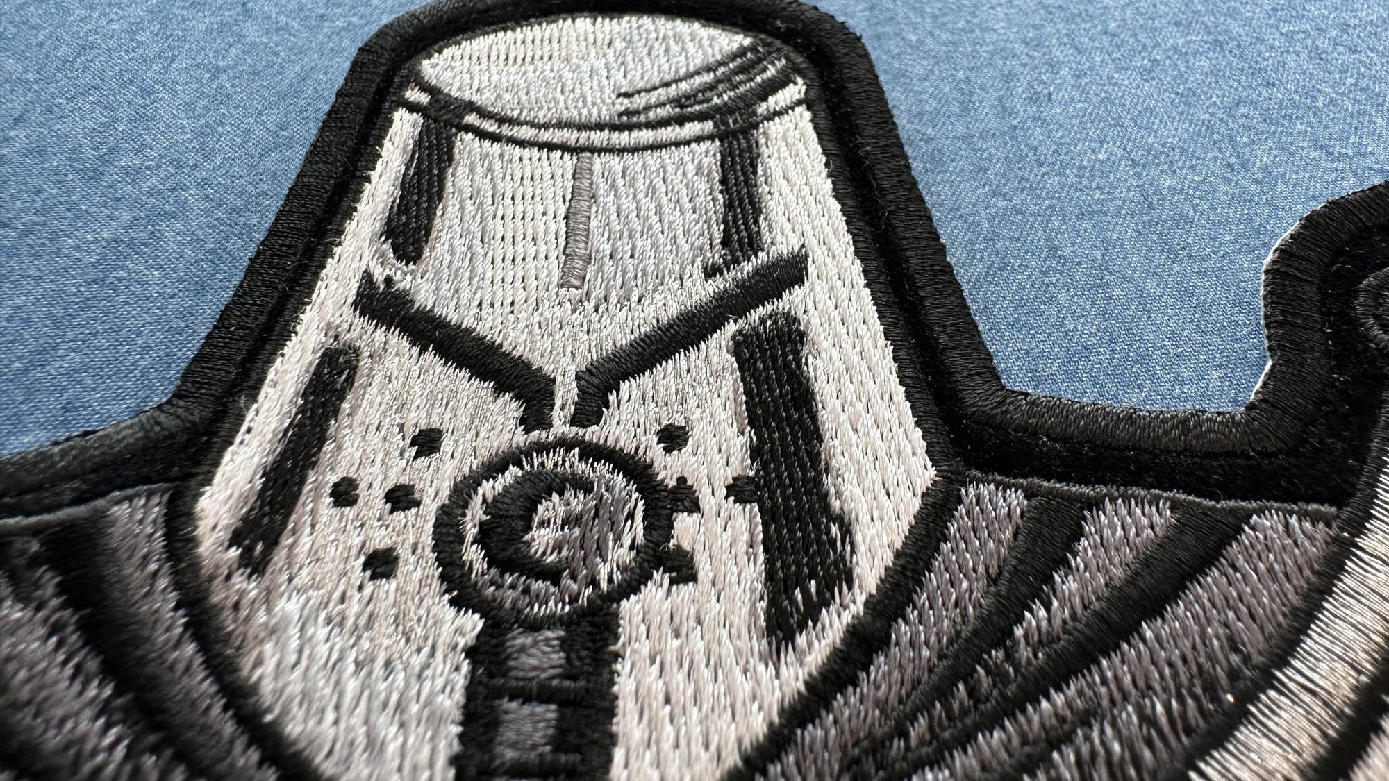 Kneeled Knight Patch, Large Christian Back Patches by Ivamis Patches