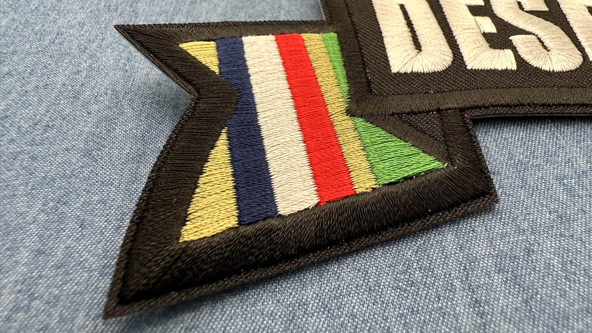 Desert Storm Vet Patch, US Flag Large Rocker Patch by Ivamis Patches
