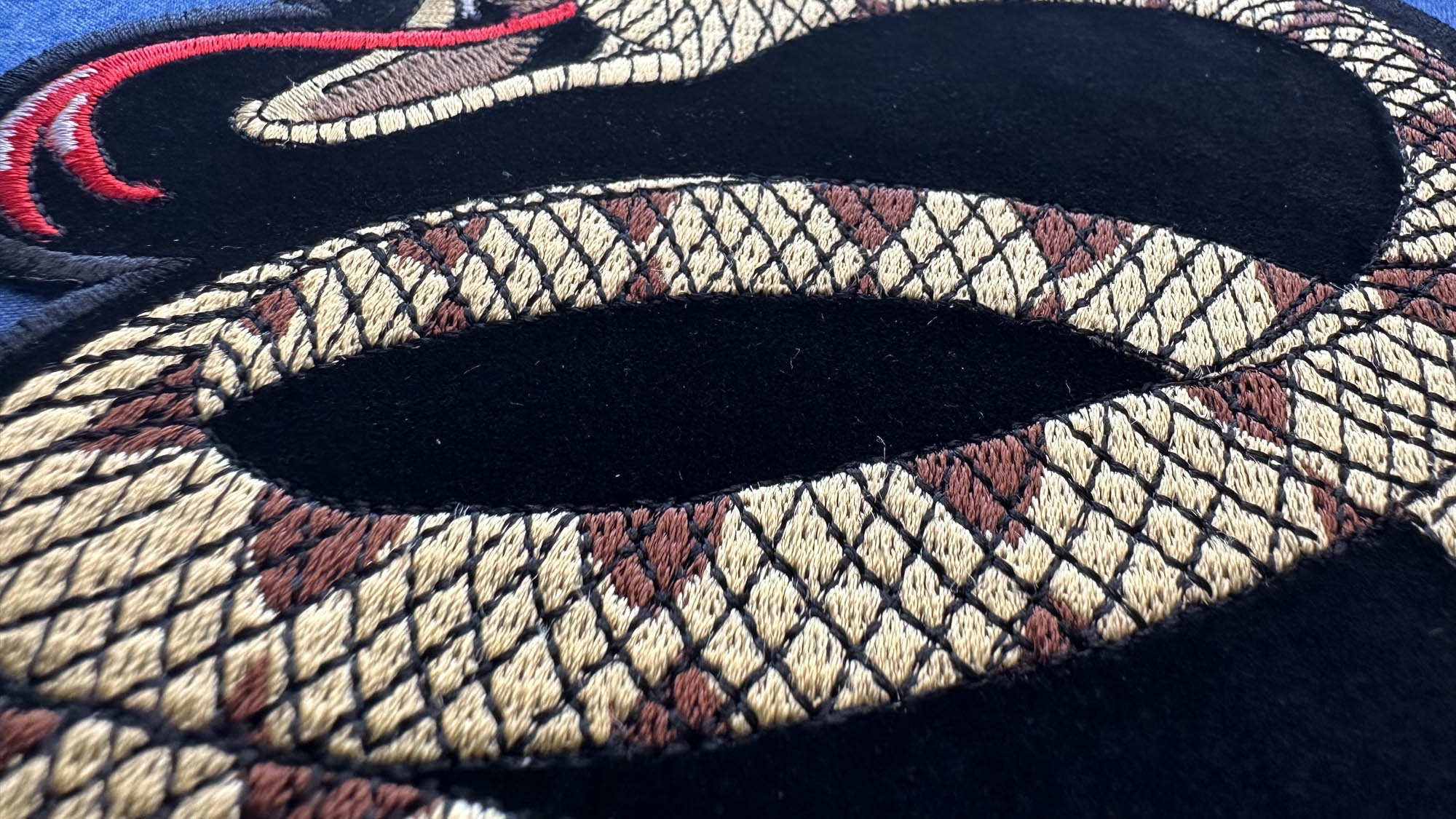 Don't Tread on Me Snake Patch, Large Patriotic Patches by Ivamis Patches