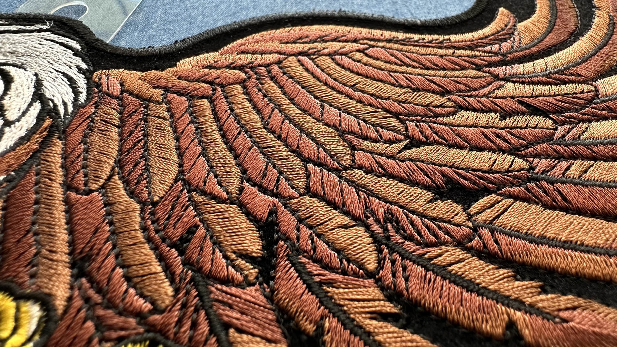 Sweeping Eagle Patch, Large Eagle Back Patches by Ivamis Patches