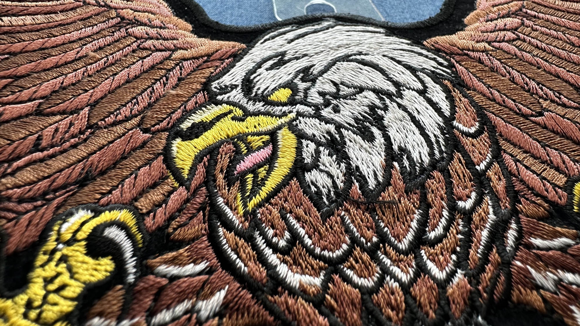 Sweeping Eagle Patch, Large Eagle Back Patches by Ivamis Patches