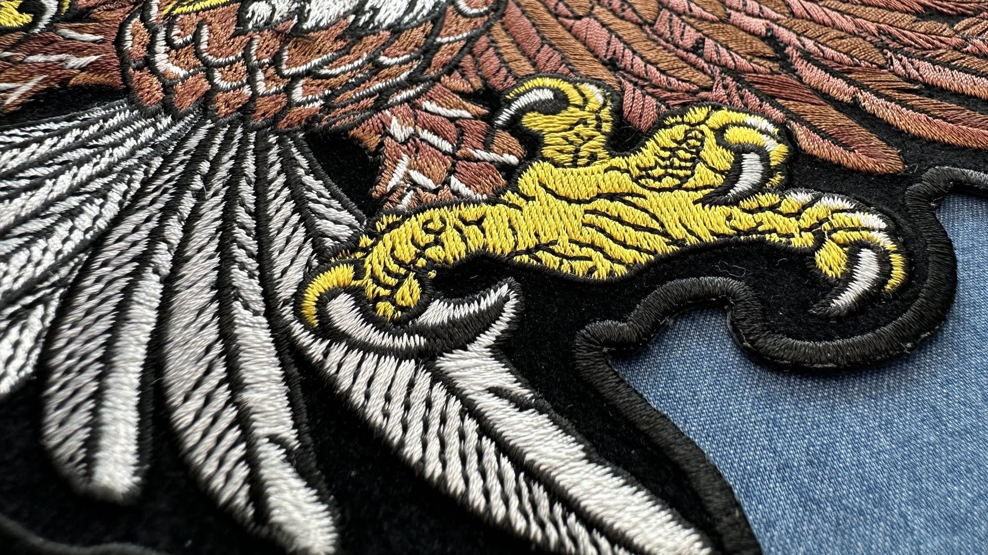 Sweeping Eagle Patch, Large Eagle Back Patches by Ivamis Patches