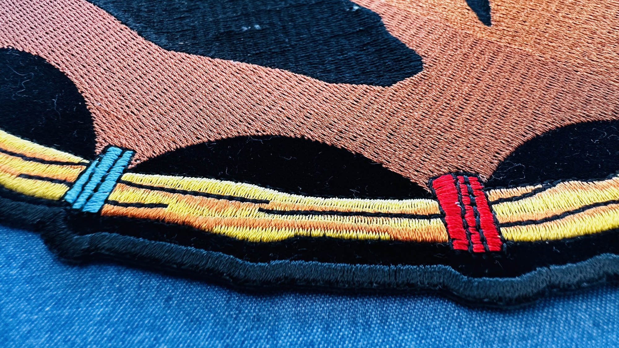 End of Trail Warrior Horse and Sunset Patch, Large Back Patches for ...