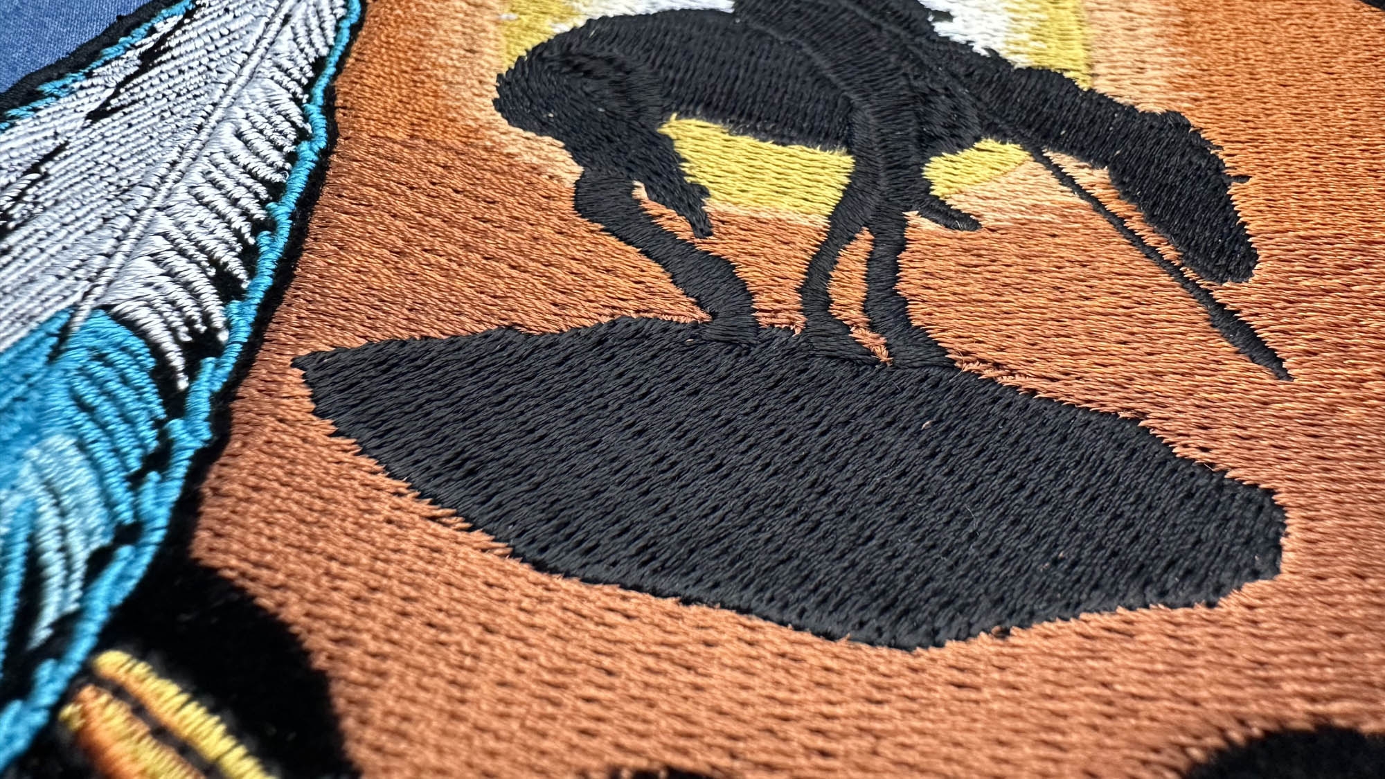 End Of The Trail Patch, Patches for Jackets by Ivamis Patches