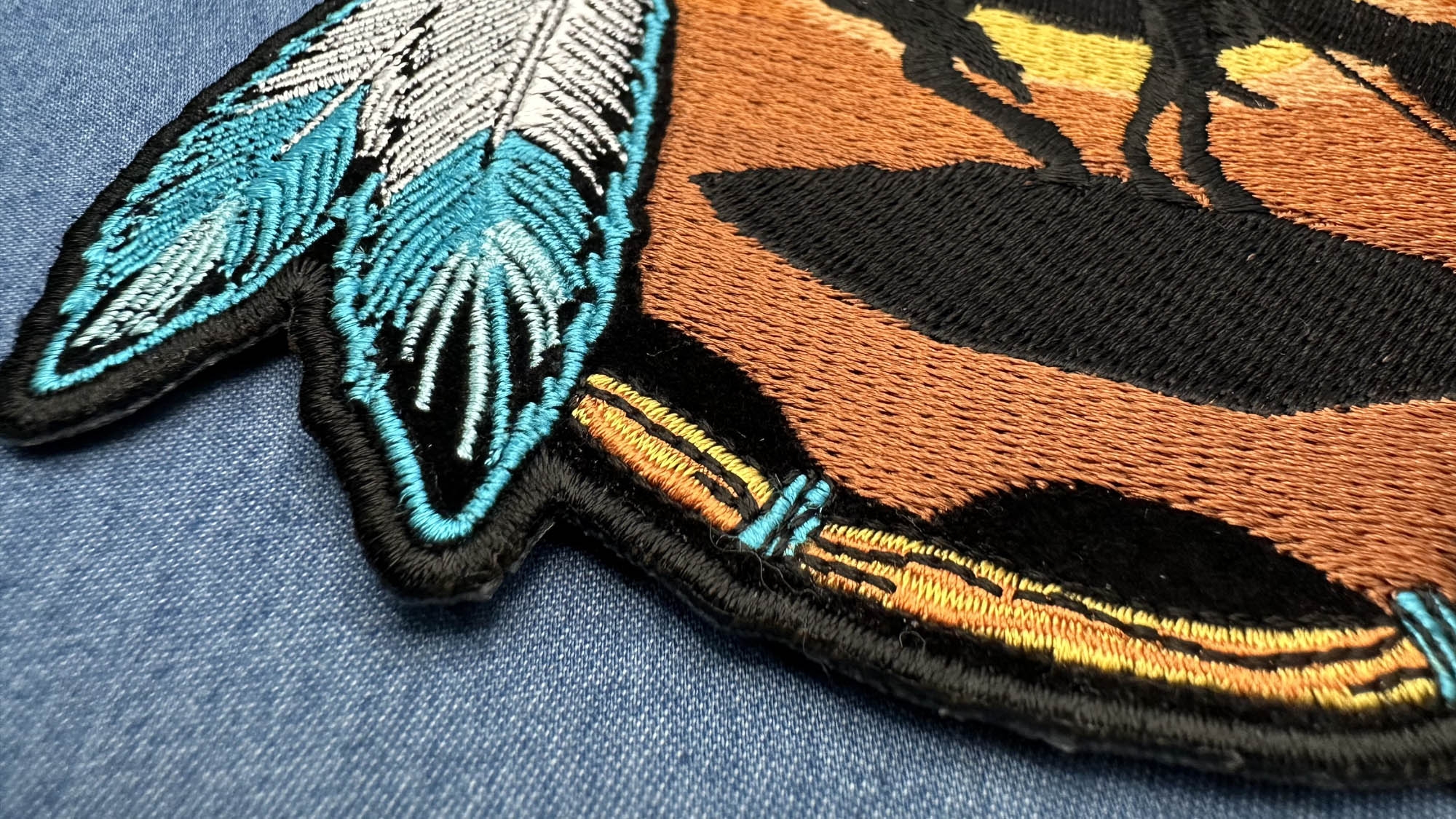 End Of The Trail Patch, Patches for Jackets by Ivamis Patches